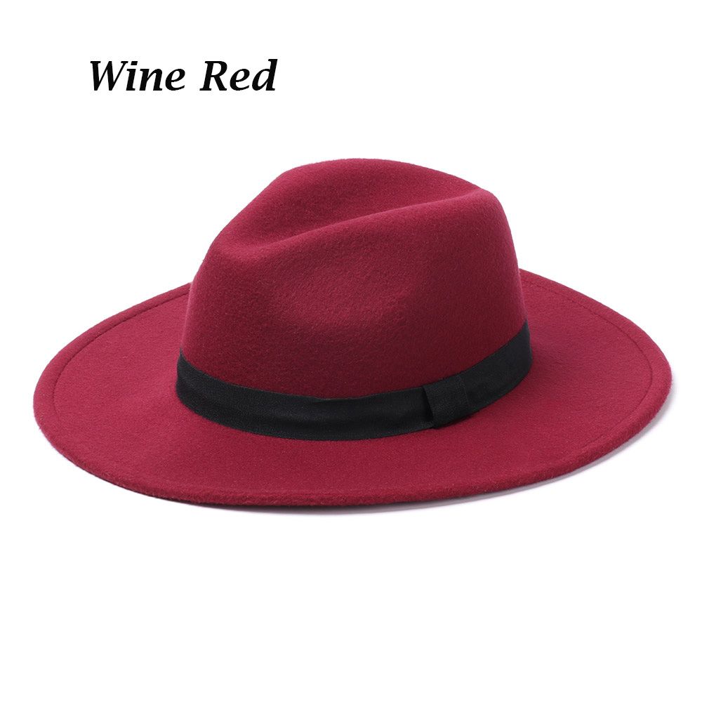Vintage Women Men Woolen Dress Dance Party Stage Performance Cowboy Hat ...