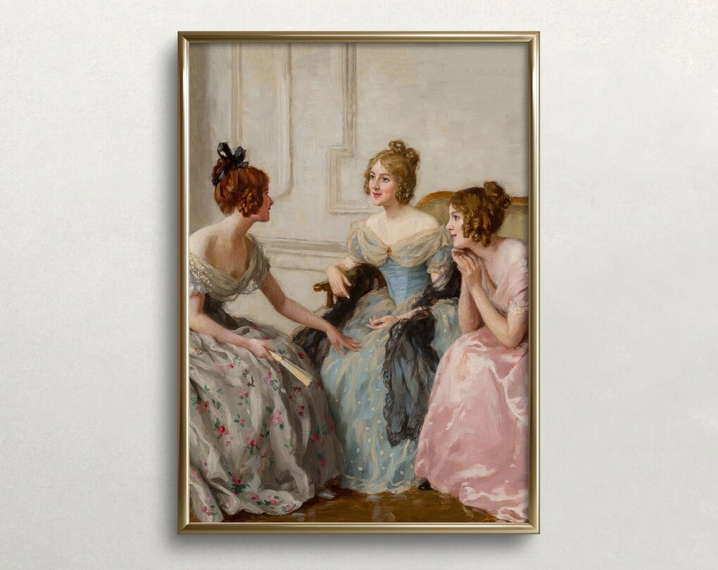 Vintage Women Print Victorian Women Antique Wall Decor Vintage Wall Art ...