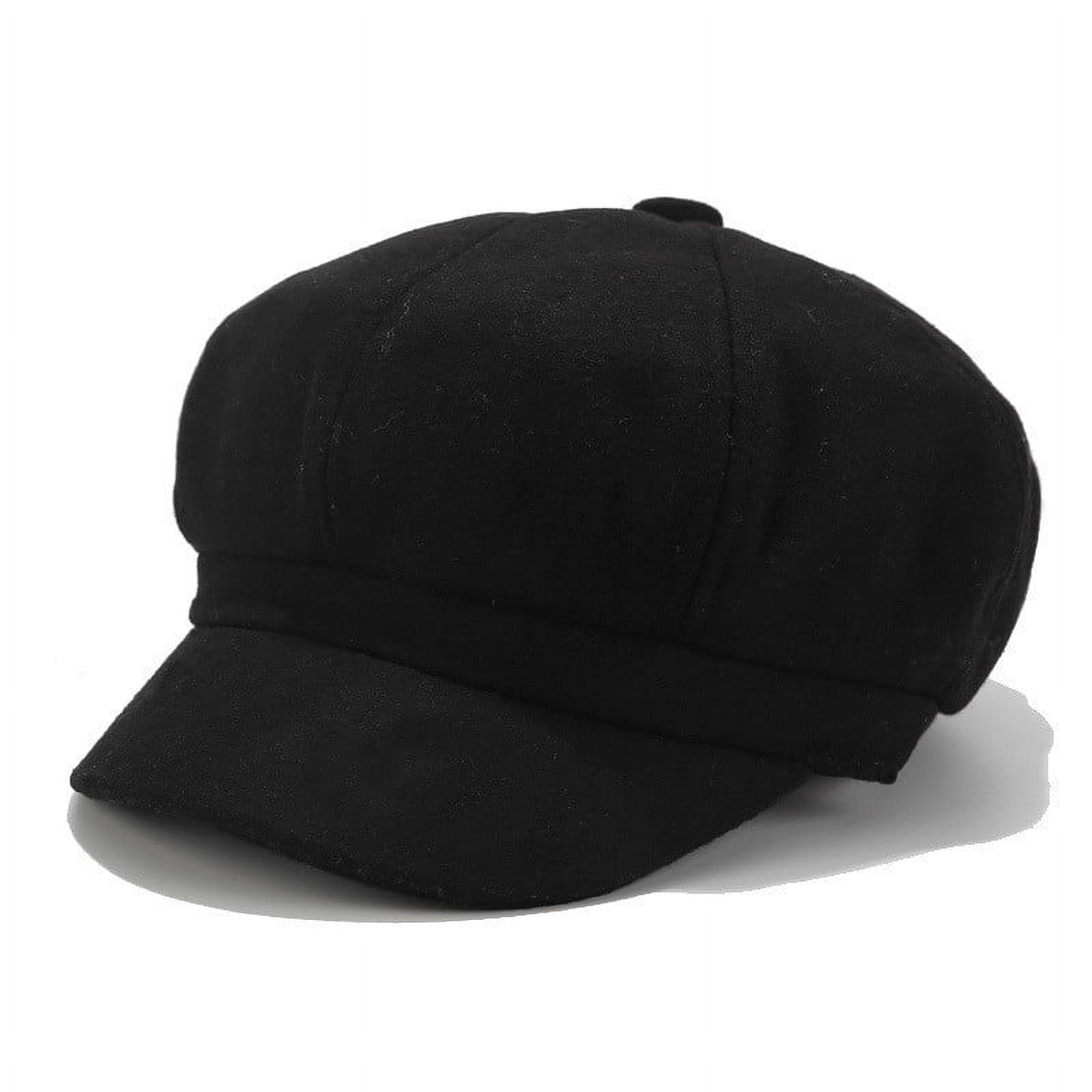 Vintage Women Winter Solid Hat Beret Cap Korean Painter Newsboy Berets ...