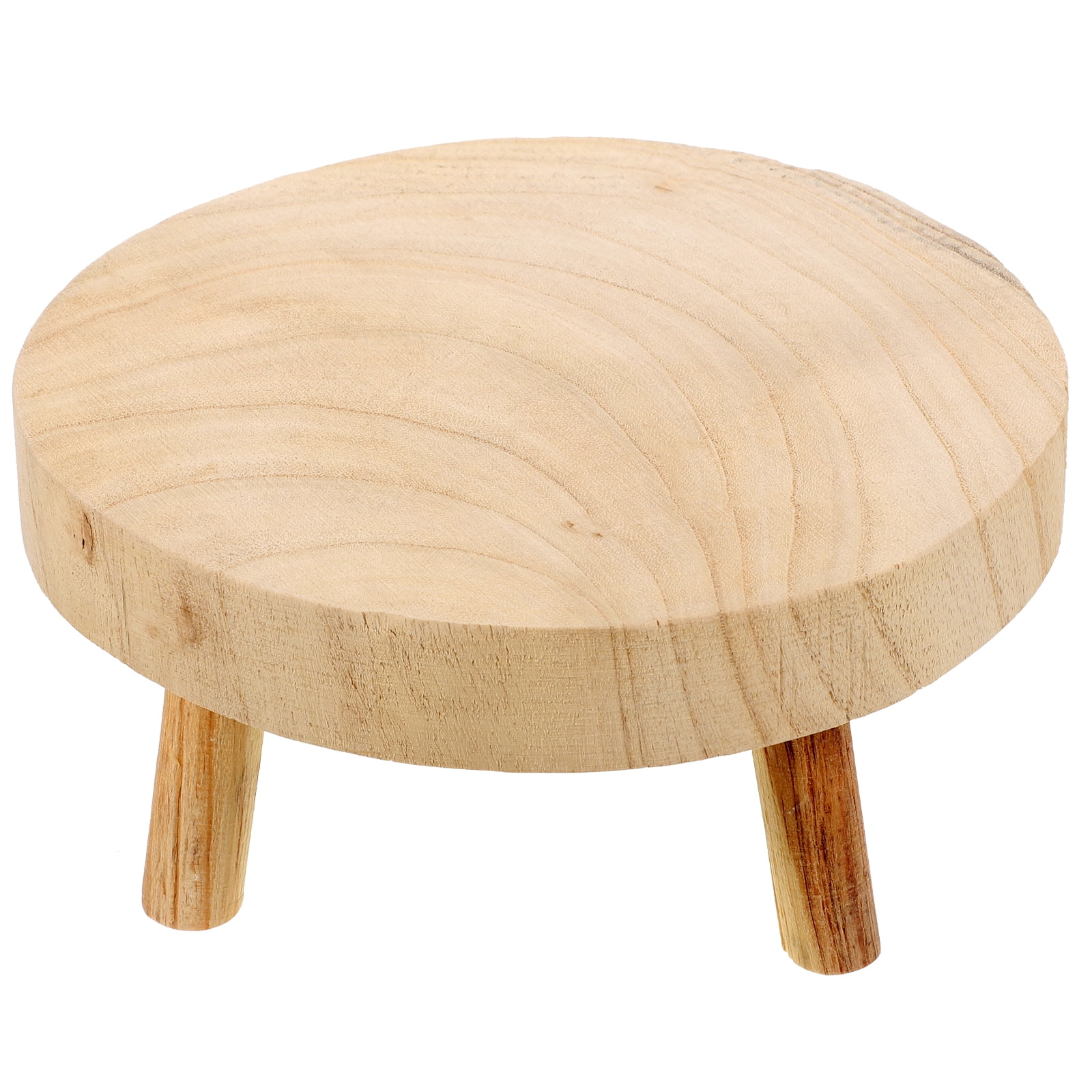 MERRYHAPY Solid Wood Multifunctional Stool for Cakes Fruits Indoor ...
