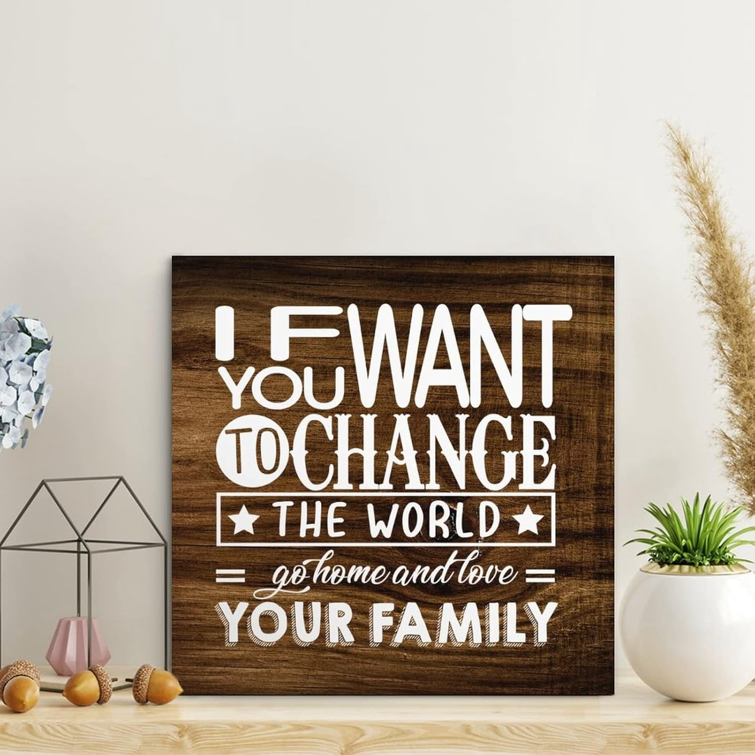 Vintage Wood Signs If You Want To Change The World Wooden Sign ...