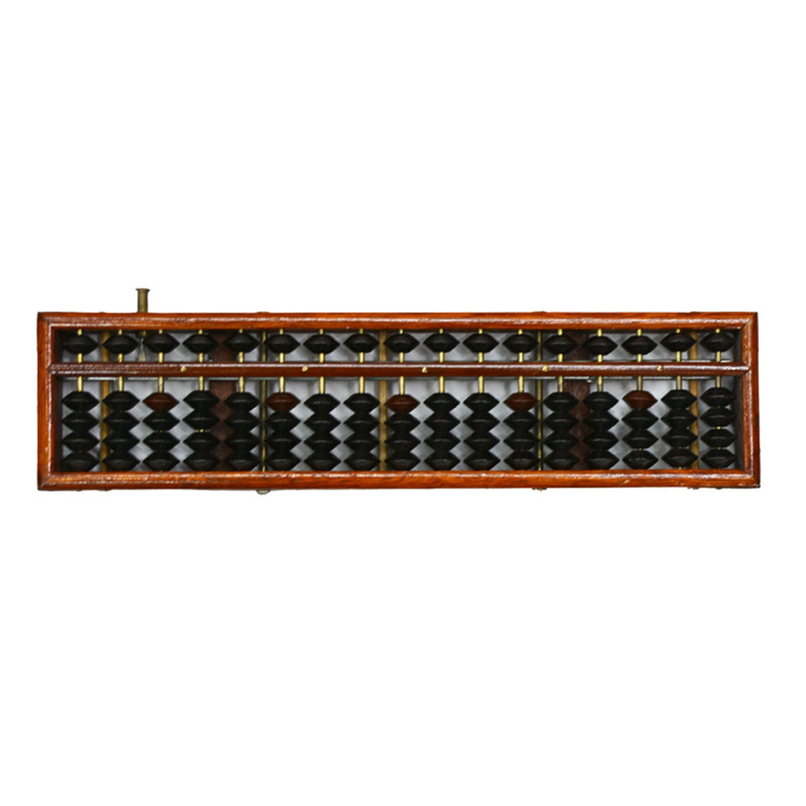 Vintage Wooden Abacus with Reset Button Traditional Math Counting Tools ...