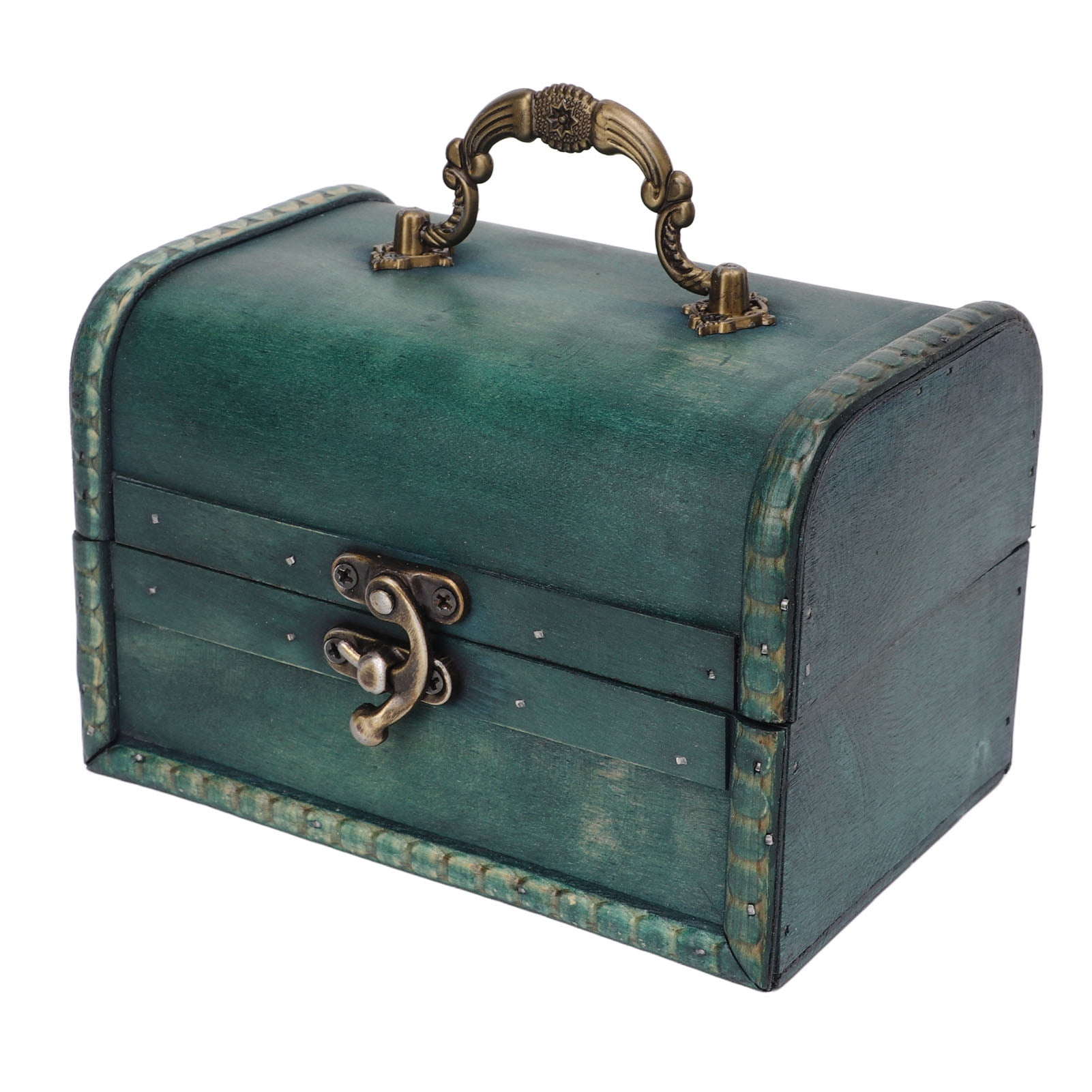 Vintage Wooden Boxes With Handle, Decorative Wooden Storage Box ...