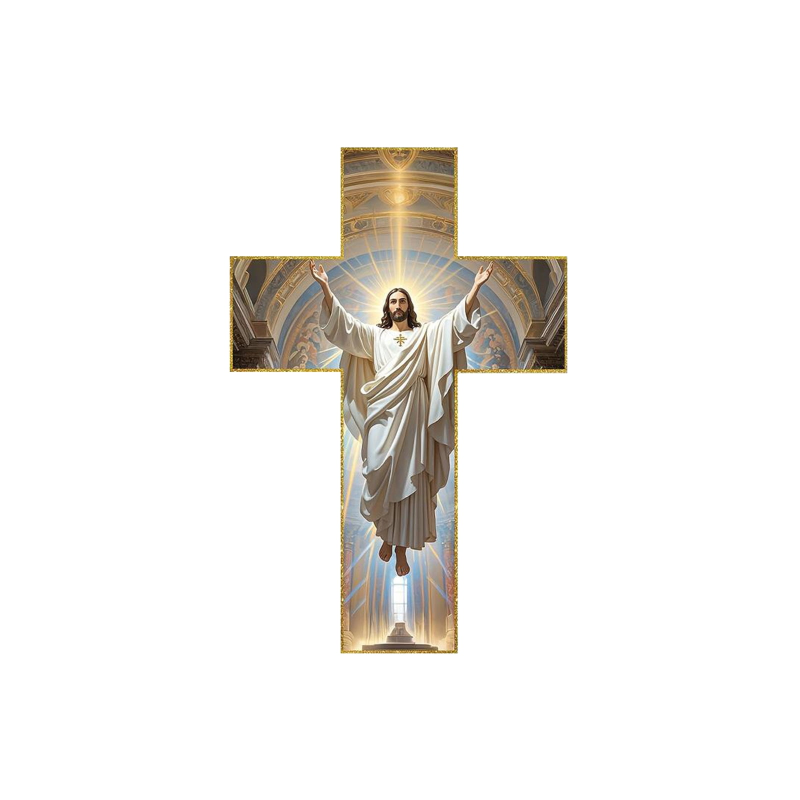 Vintage Wooden Jesus Christ Wall Cross, Catholic Crucifix Wall Cross ...