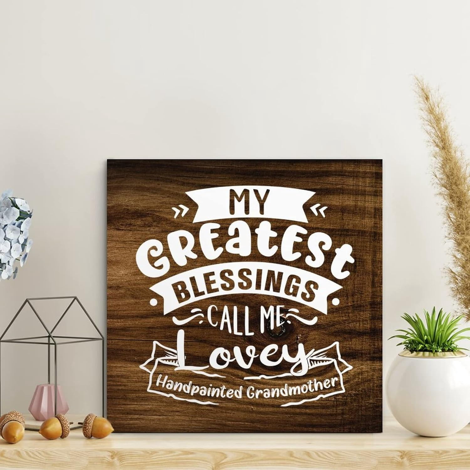 Vintage Wooden Pallet Sign My Greatest Blessings Call Me Lovey ...