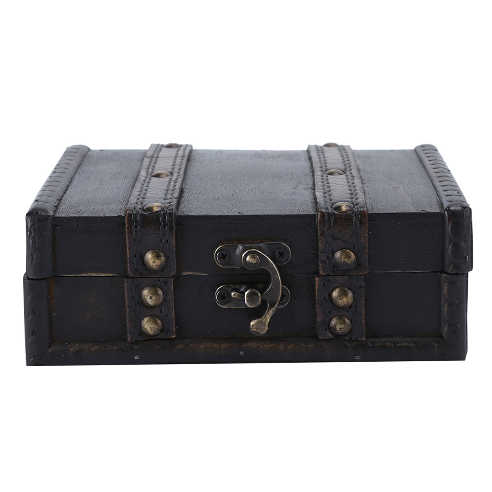 Antique Treasure Chest For Home Decor, Wide Use Vintage Wooden Storage ...