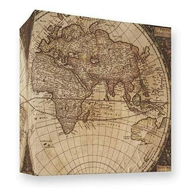 Vintage World Map 3 Ring Binder - Full Wrap - 3" - Walmart.com