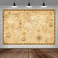 Vintage World Map Backdrop Globe Travel Backdrop Earth Map Adventure ...