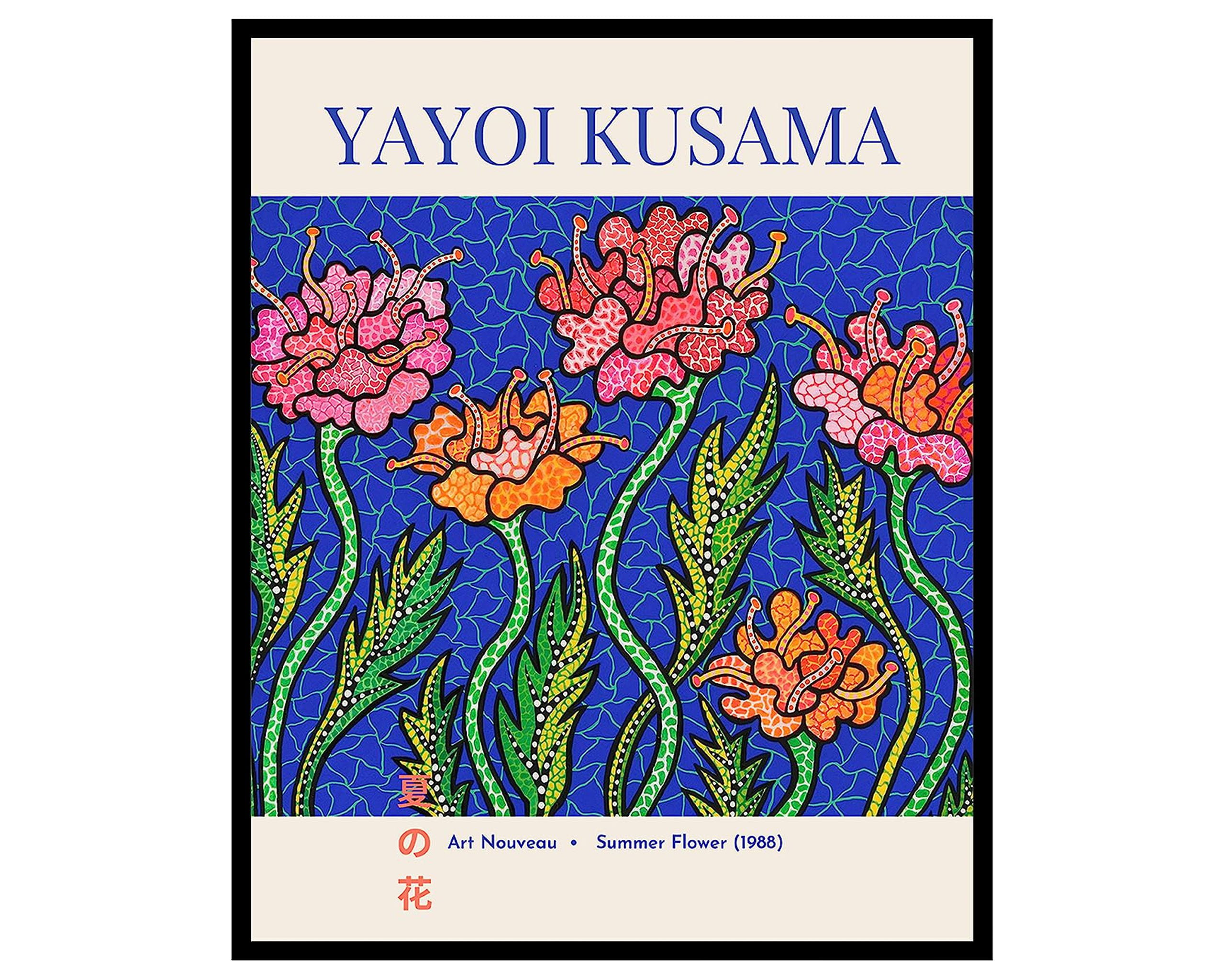 Vintage Yayoi Kusama Poster - Retro Pop Art Print - 11x14 Unframed Wall ...
