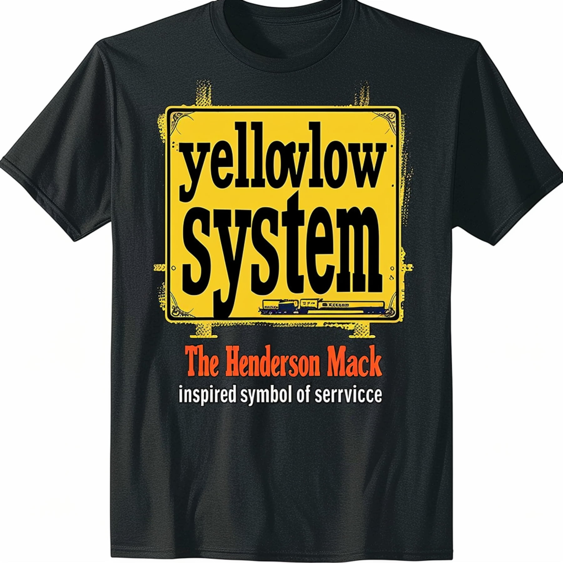 Vintage Yellow Freight System Logo T Shirt Featuring Lois Inspired ...
