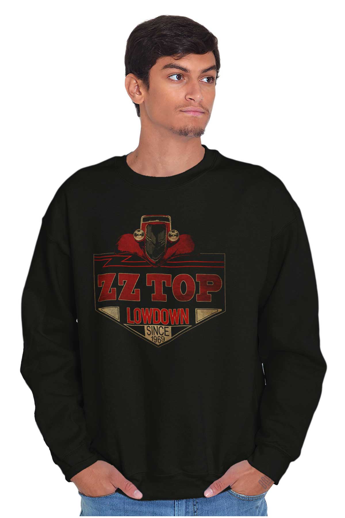 Vintage ZZ Top Lowdown Retro 1980s Sweatshirt for Men or Women Brisco Brands S - Walmart.com