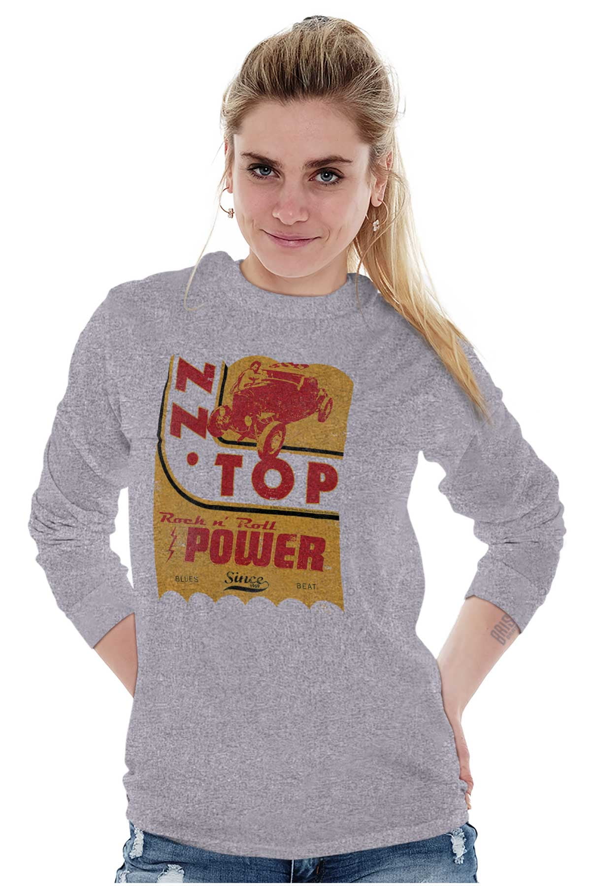 Vintage Zz Top Rock N Roll Retro 80s Long Sleeve Tshirt Men Women