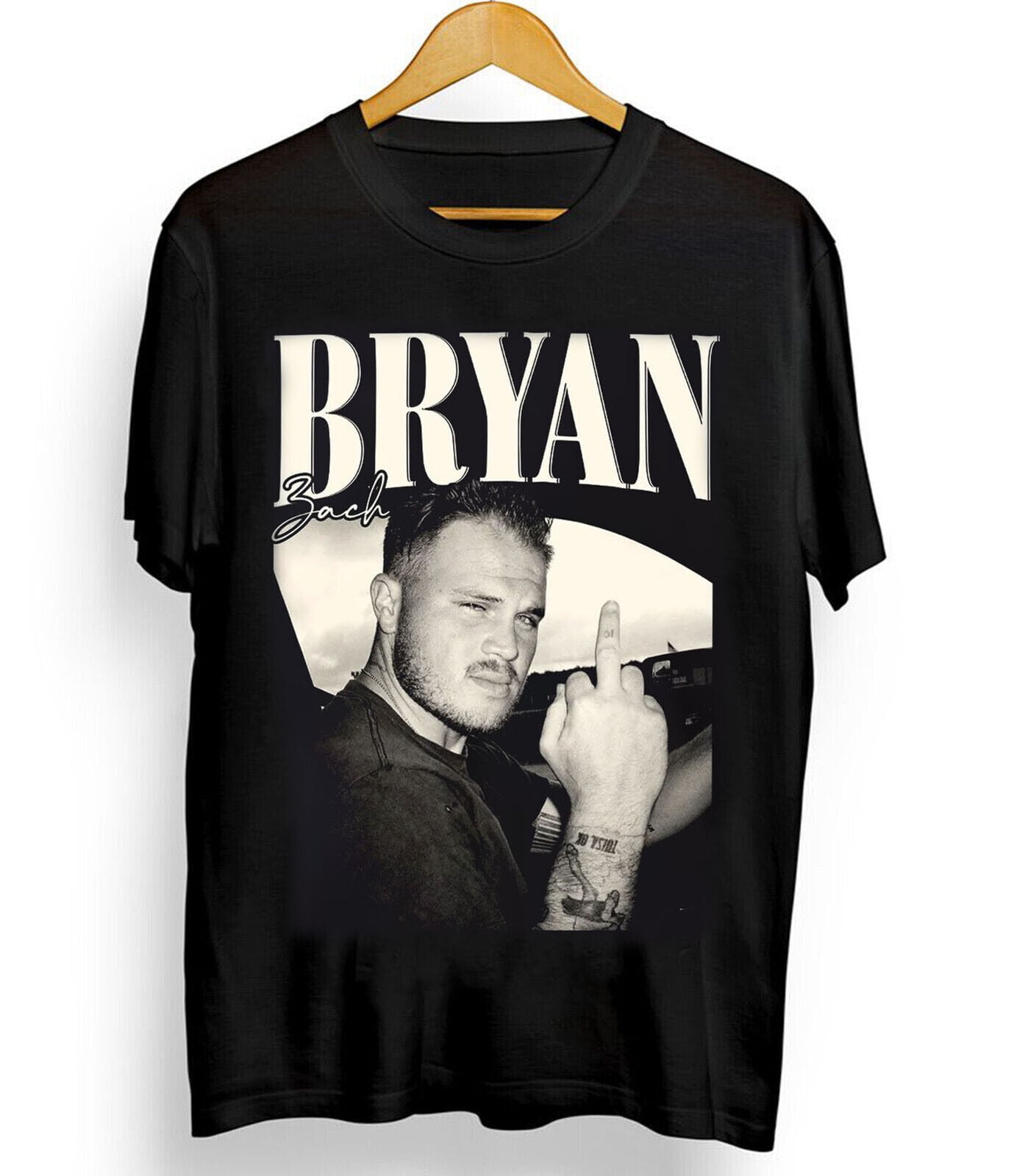 Vintage Zach Bryan Middle Finger Shirt,The Quittin Time Tour 2024 ...