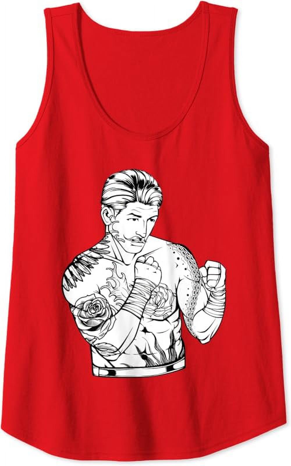 Vintage boxing champion boxer box sport Muay Thai fan tattoo tank top ...