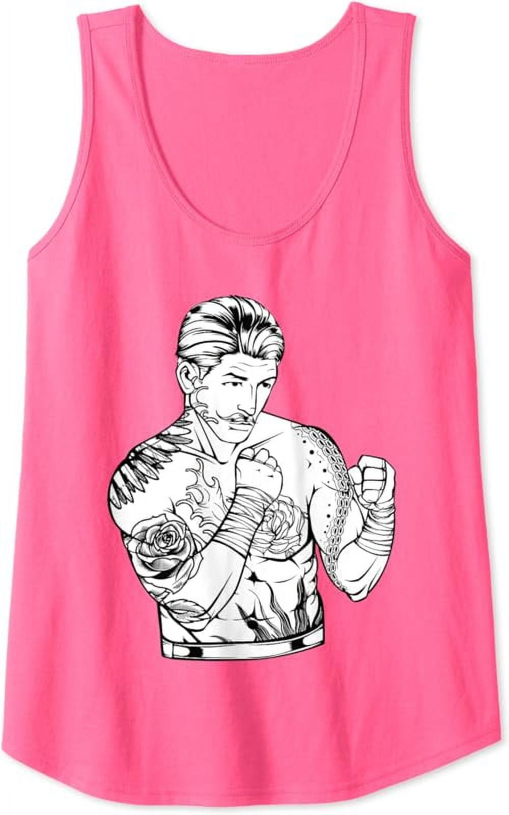Vintage boxing champion boxer box sport Muay Thai fan tattoo tank top ...