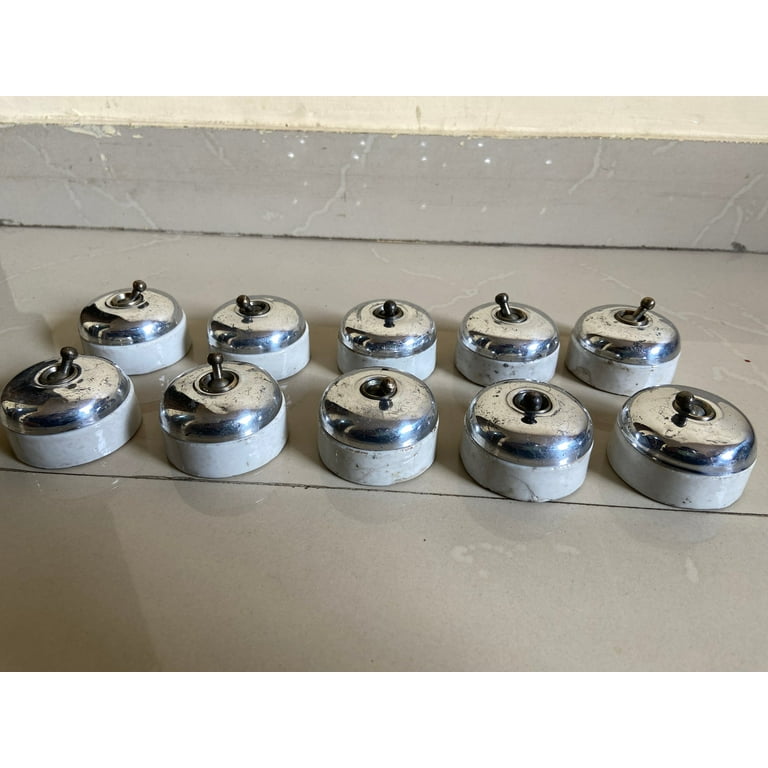 toggle light switch chrome