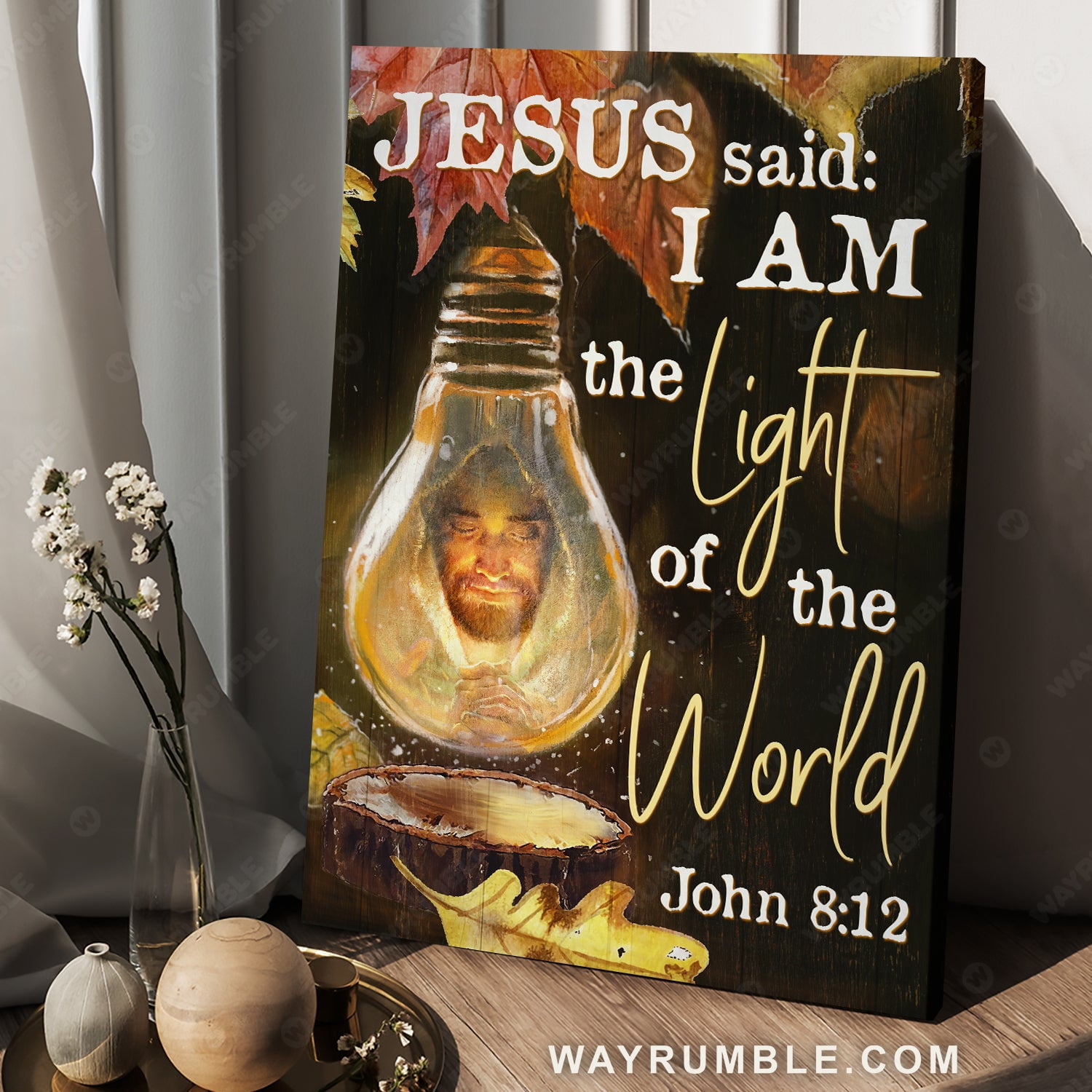 Vintage light bulb, Maple leaf, Jesus drawing, I am the light of the ...