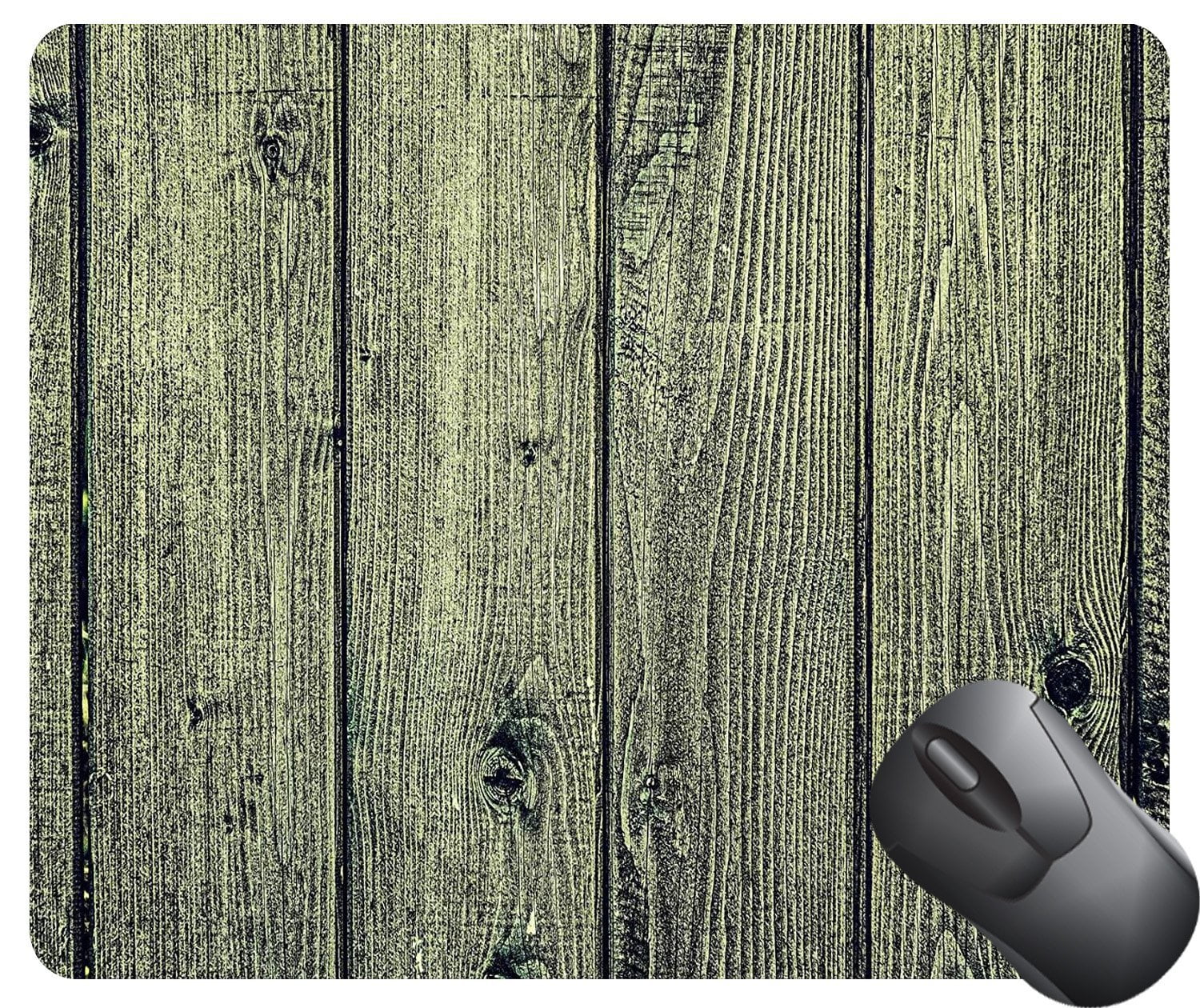 Vintage look a fence made from vertical planks of wood Mouse pads ...