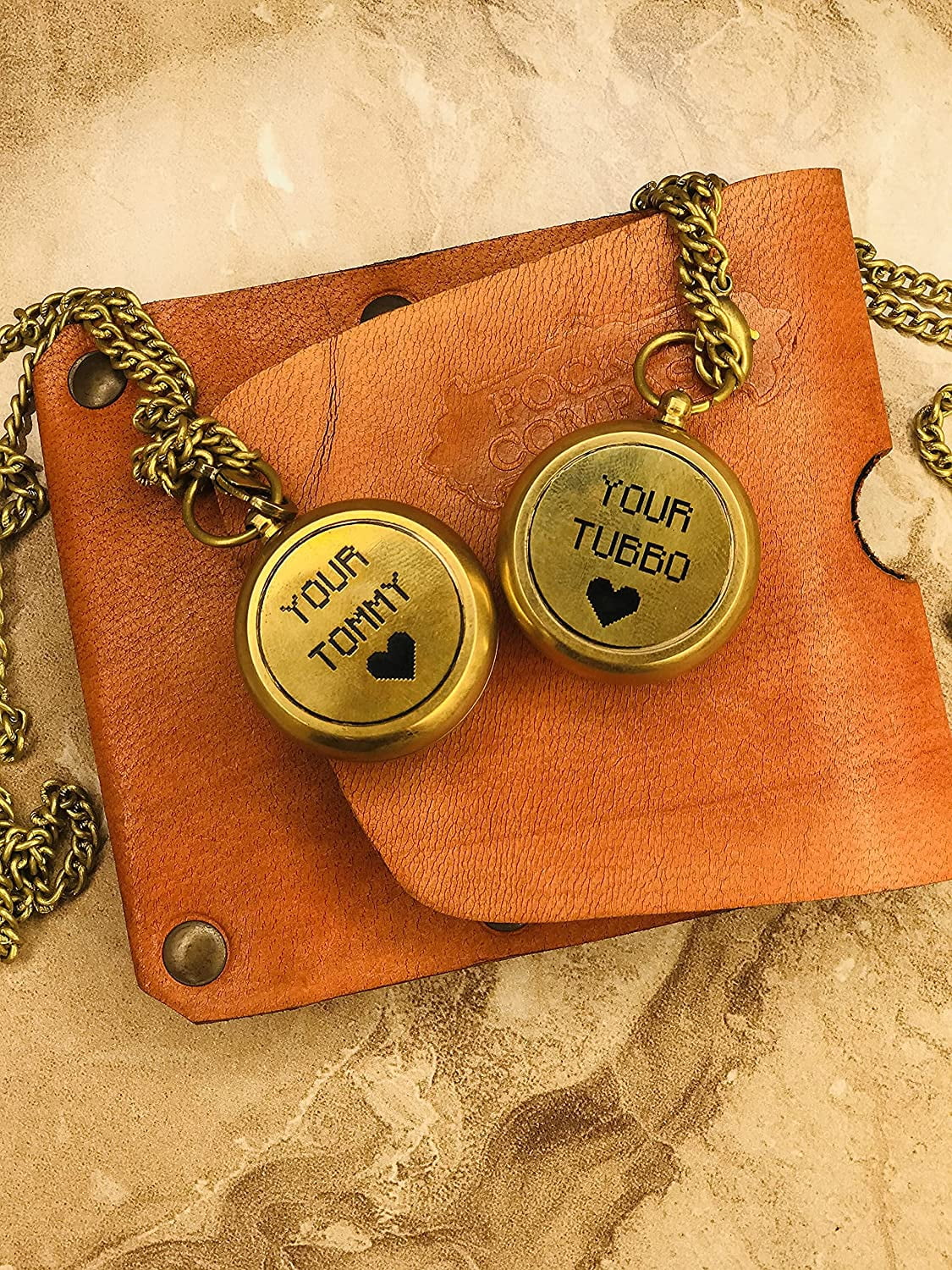Vintage necklace with nautical compass for your Tommy tu tubbo, with ...