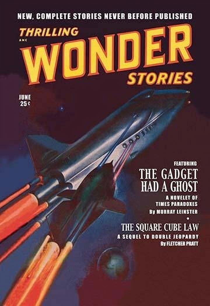 Vintage science fiction pulp magazine cover art for Thrilling Wonder ...