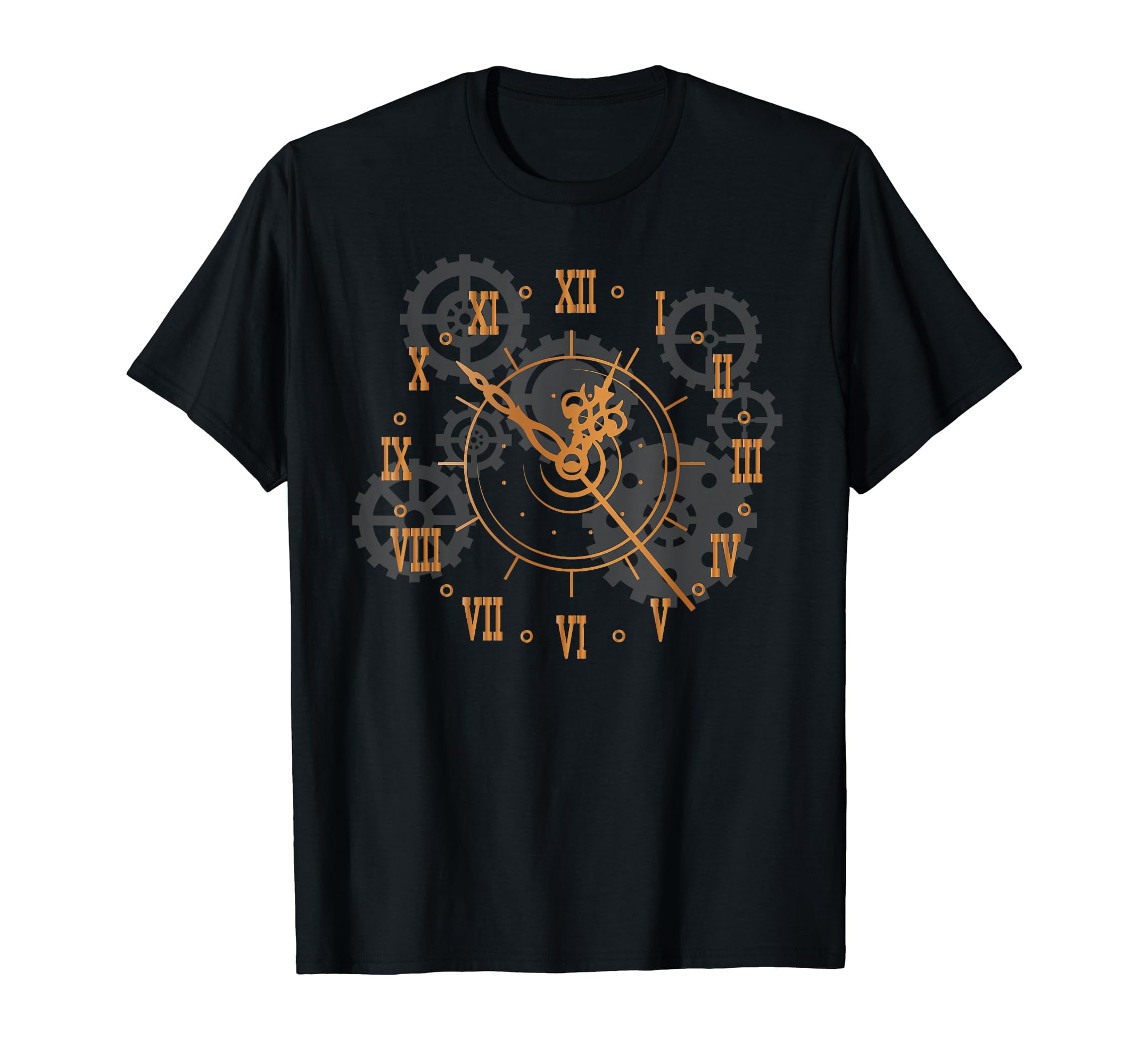 Vintage steampunk clock, gears steampunk T-Shirt - Walmart.com