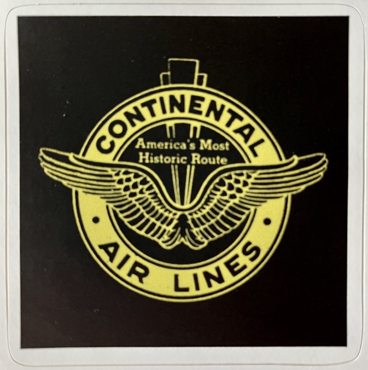 Vintage-style Continental Airlines Logo Decal Aviation Decal DEC-0205 ...