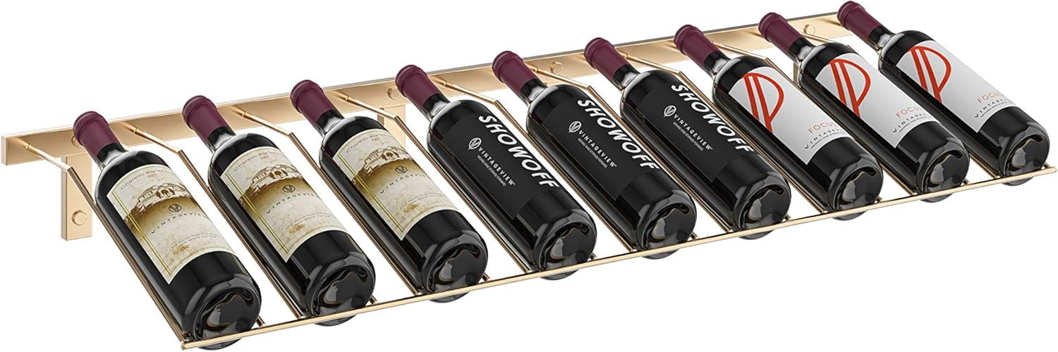 VintageView W Series - Presentation Row Wall Mounted Wine Rack ...
