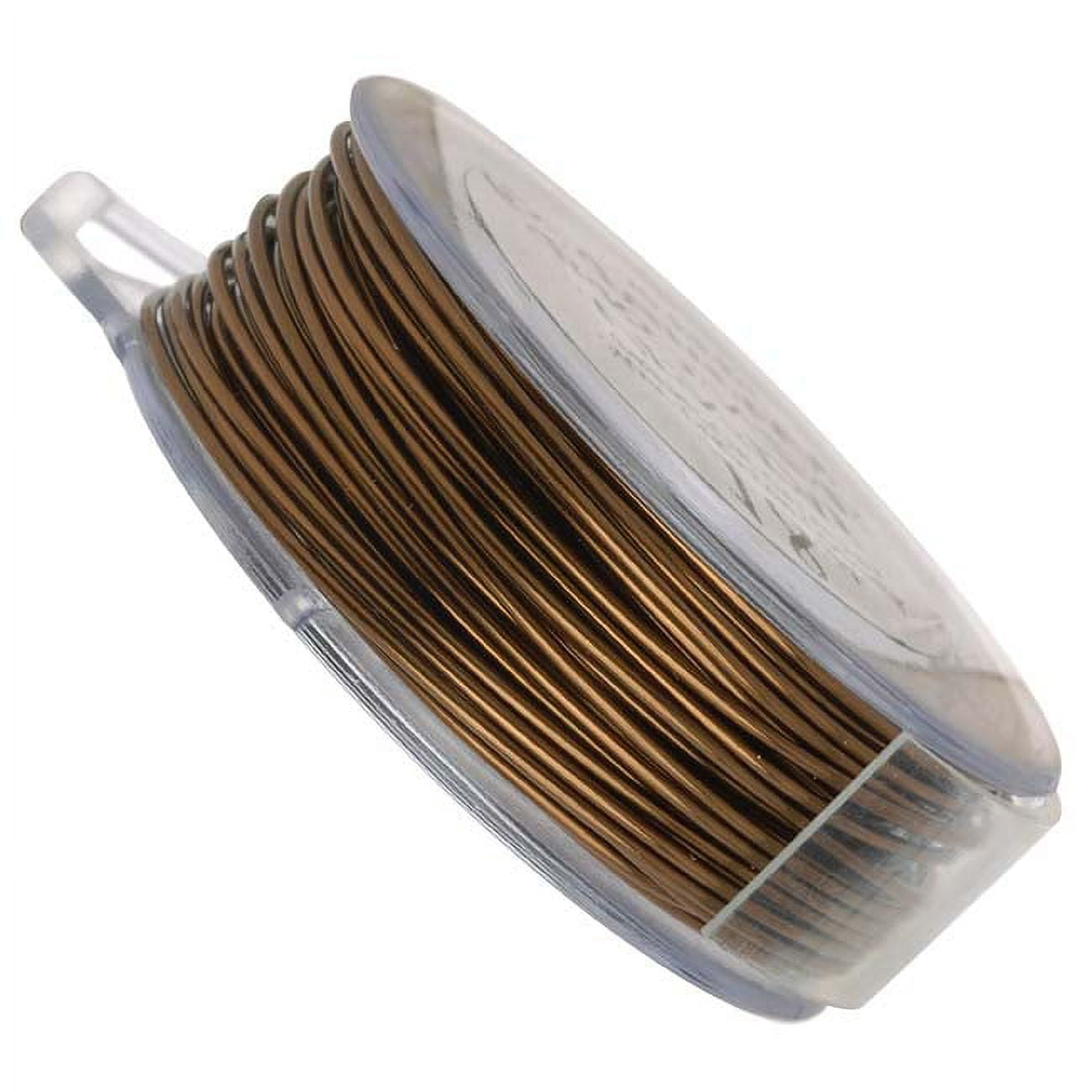 Vintaj Brass Bronze Colored Copper Wire 20 Gauge 45 Feet (1 Spool ...