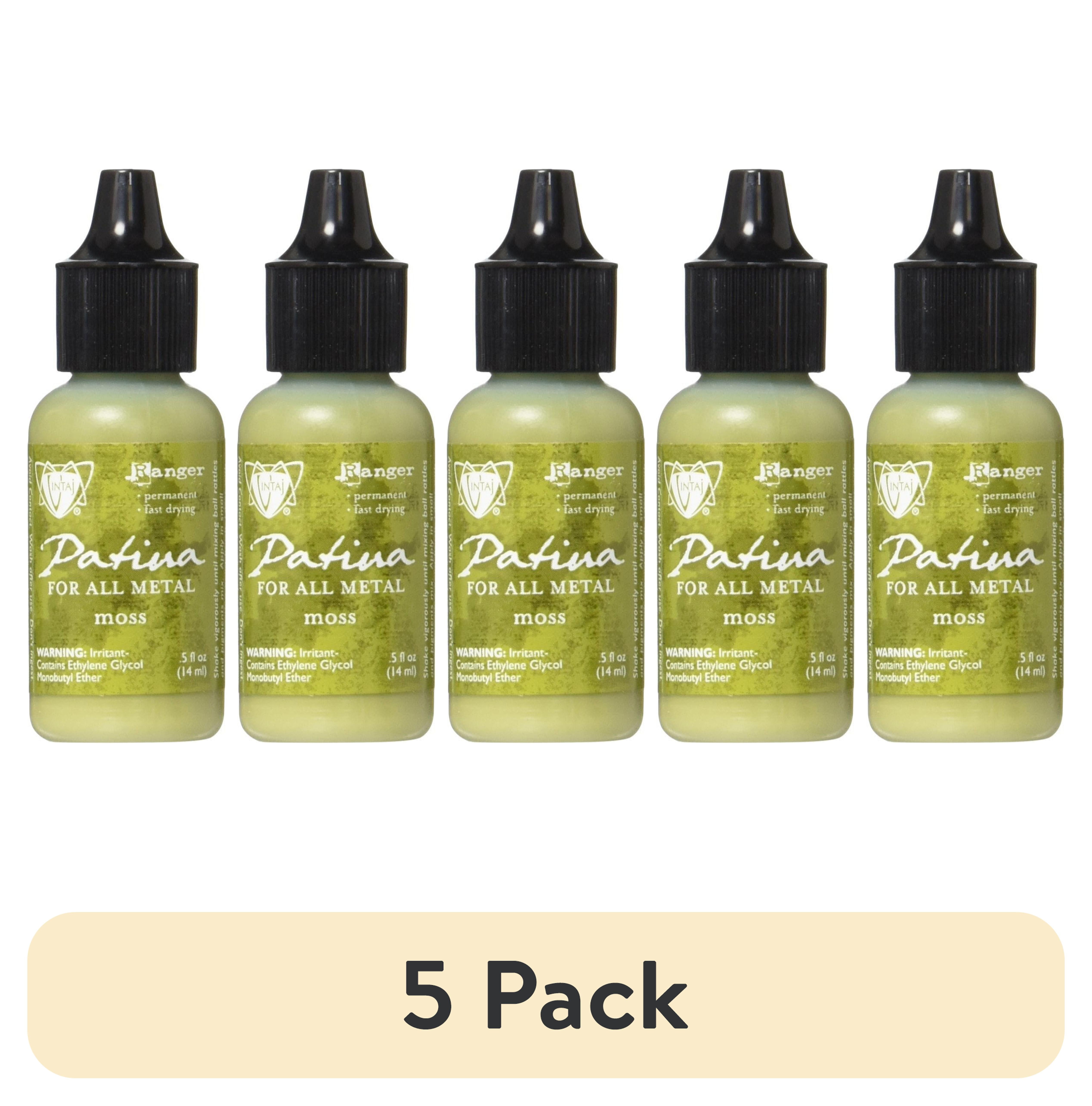 (5 pack) Vintaj Patina Opaque Permanent Ink - Moss Green - 0.5 Ounce Bottle - Walmart Business ...