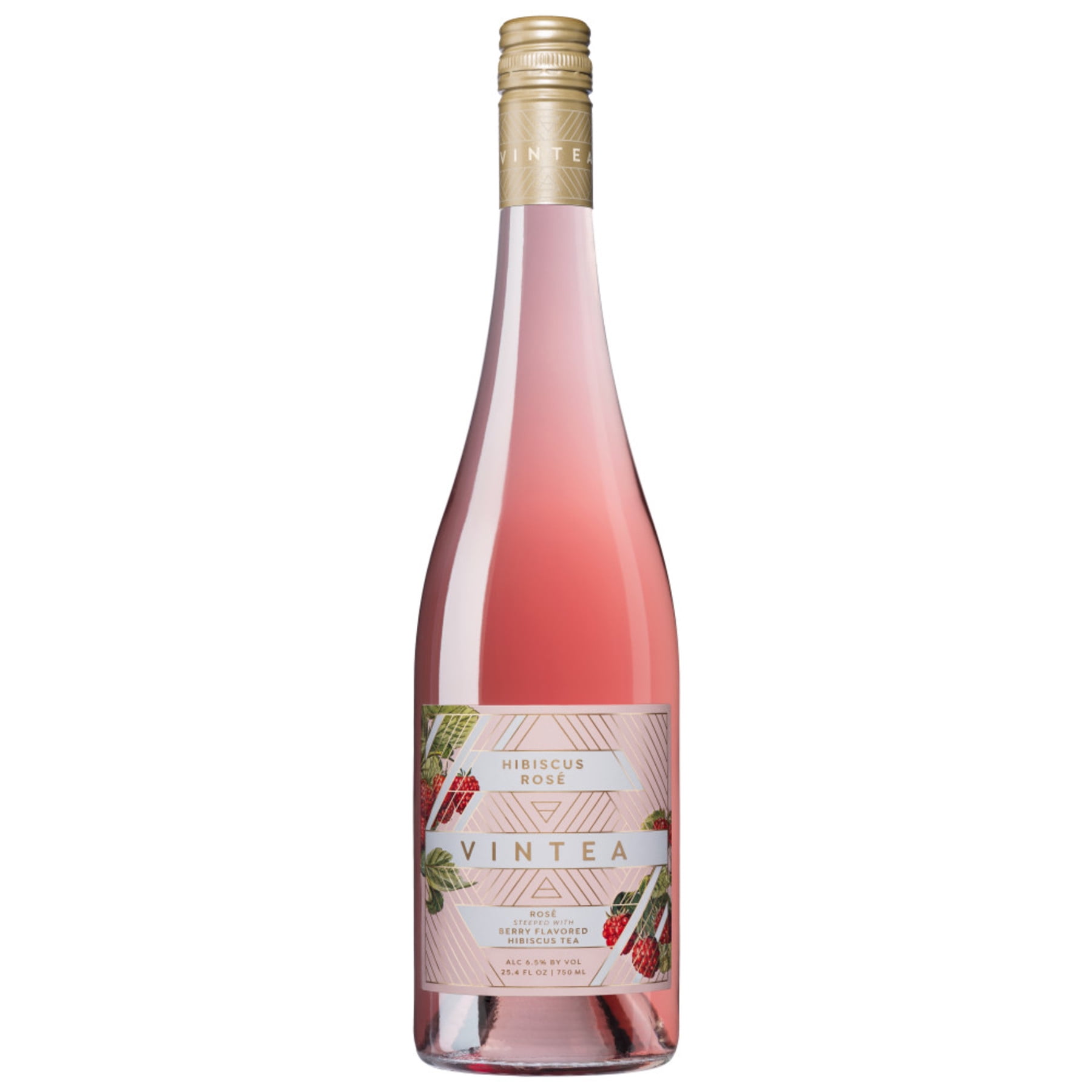 Vintea Hibiscus Rose Berry Flavored Wine, 750 ml Bottle, 7% ABV ...