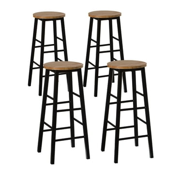 Andeworld 18 inch Stackable Metal Bar Stools, Set of 4, Rustic ...