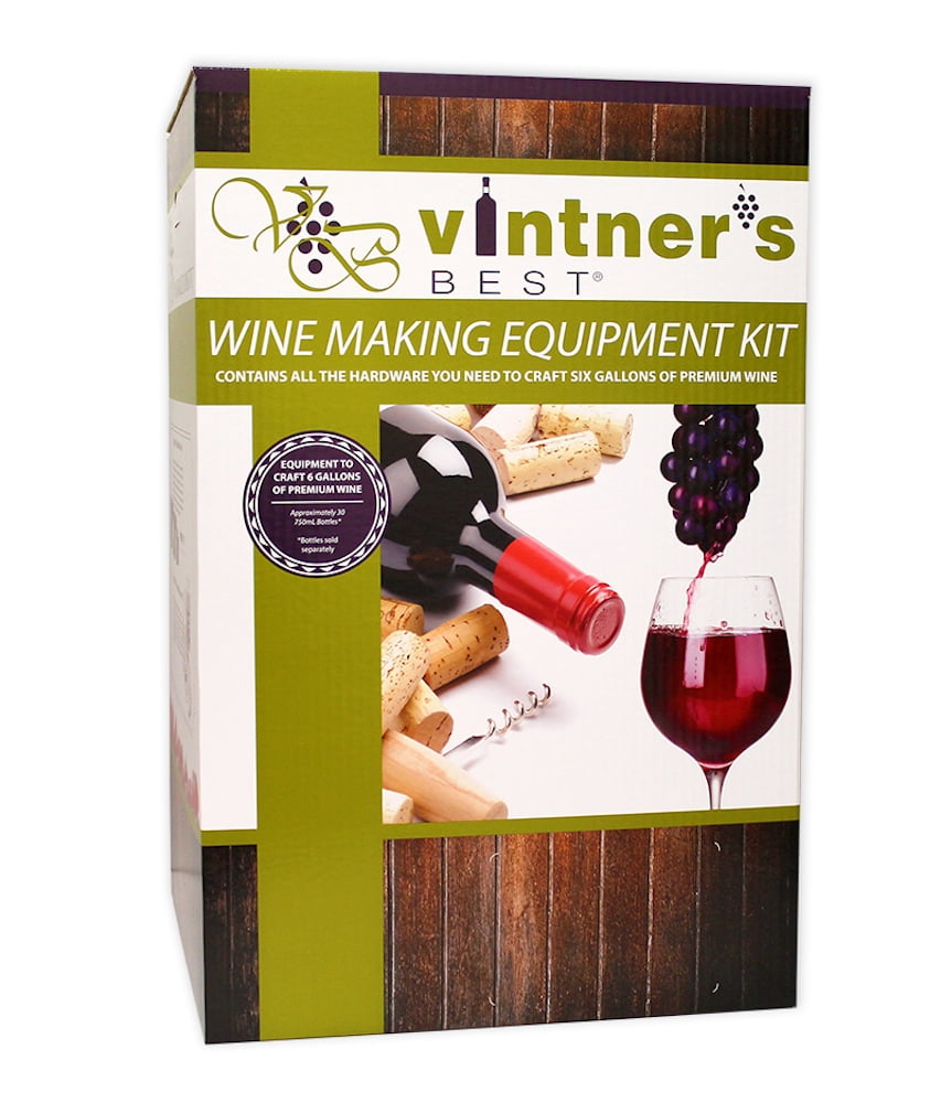 Vintner's Best Deluxe Wine Equipment Kit - 6-Gallon - Walmart.com