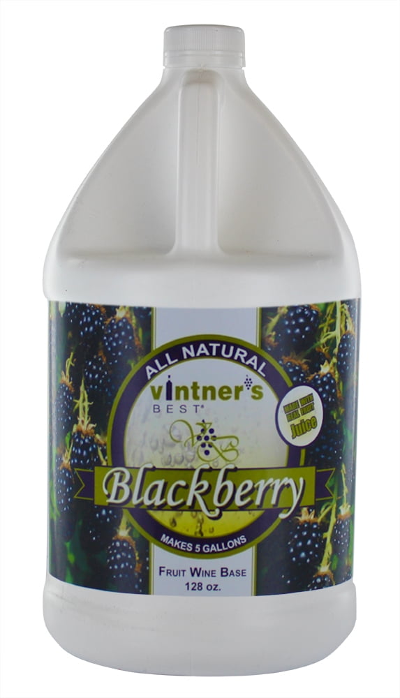 Vintner's Best Blackberry Fruit Wine Base, Natural Concentrates for ...