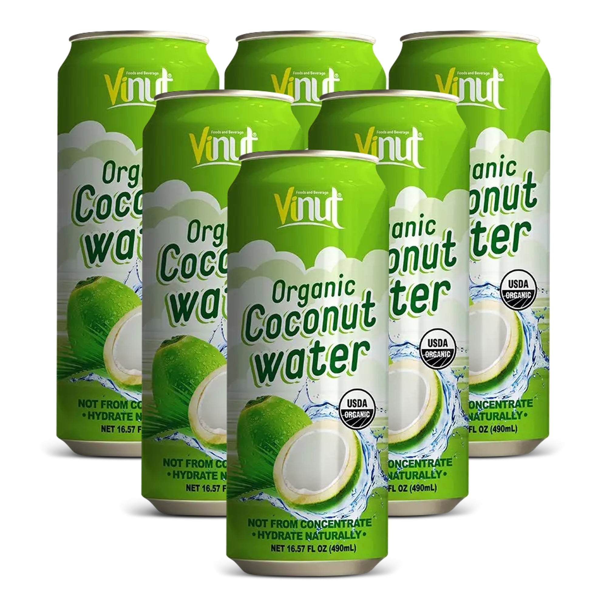 Vinut Organic Coconut Water, Flavorful Hydration, High Calcium ...