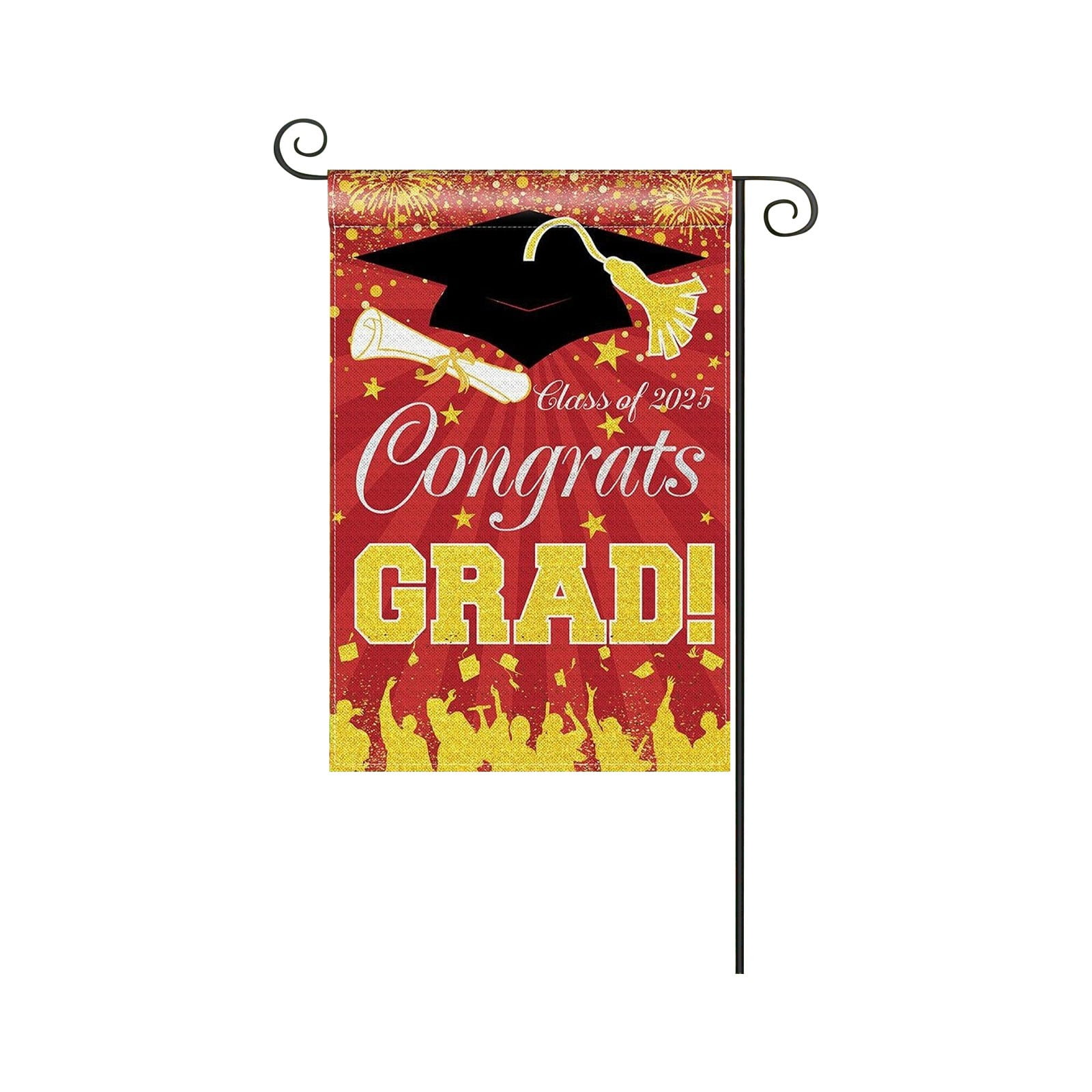 Vinvinda Personalized Graduation Garden Flag 2025 Flags Party, Congrats ...