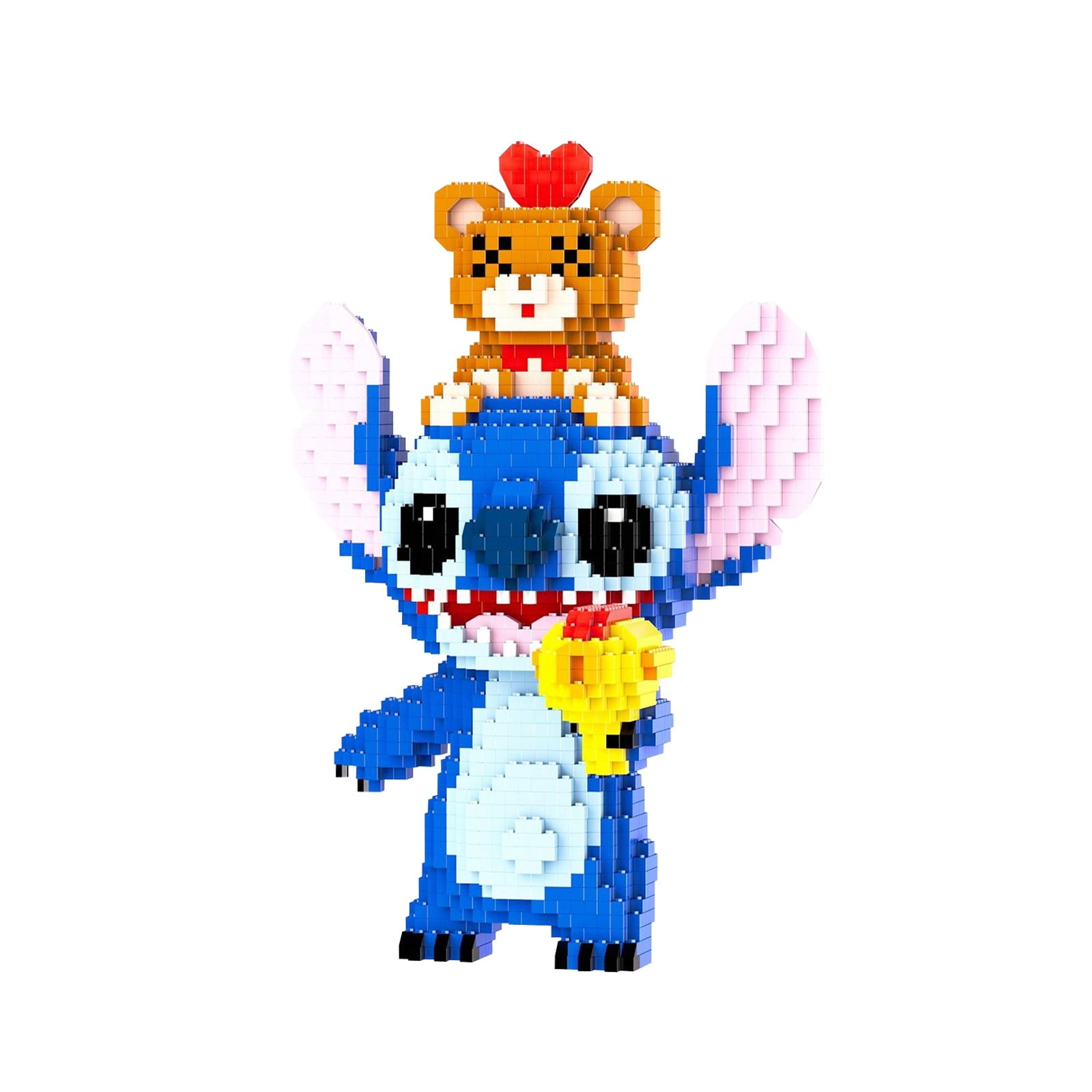 Vinvinda Stitch Building Blocks Kit Collectible Toy, Stitch Buildable ...