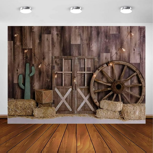 Vinyl 10x8ft Western Cowboy Backdrop for Portrait Photography Pictures ...