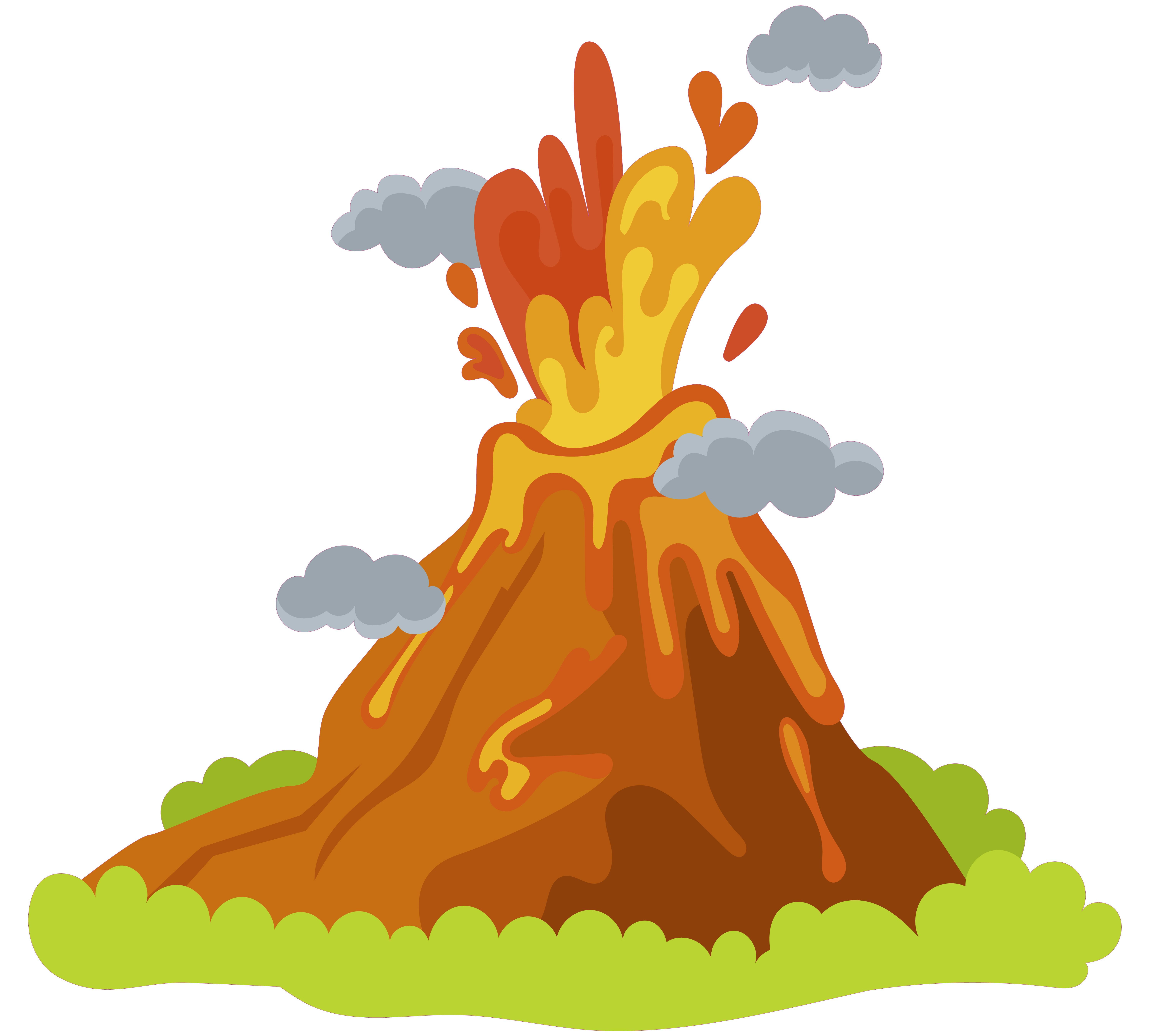 Vinyl 18" x 20" Volcanic Eruption Explosion Kids Bedroom Wall ...