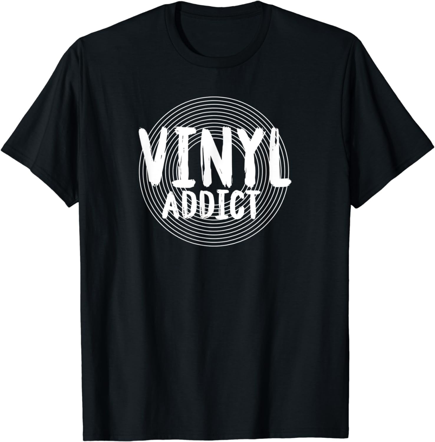 Vinyl Addict Shirt - Stereo Music Love Turntable Tee Shirt - Walmart.com
