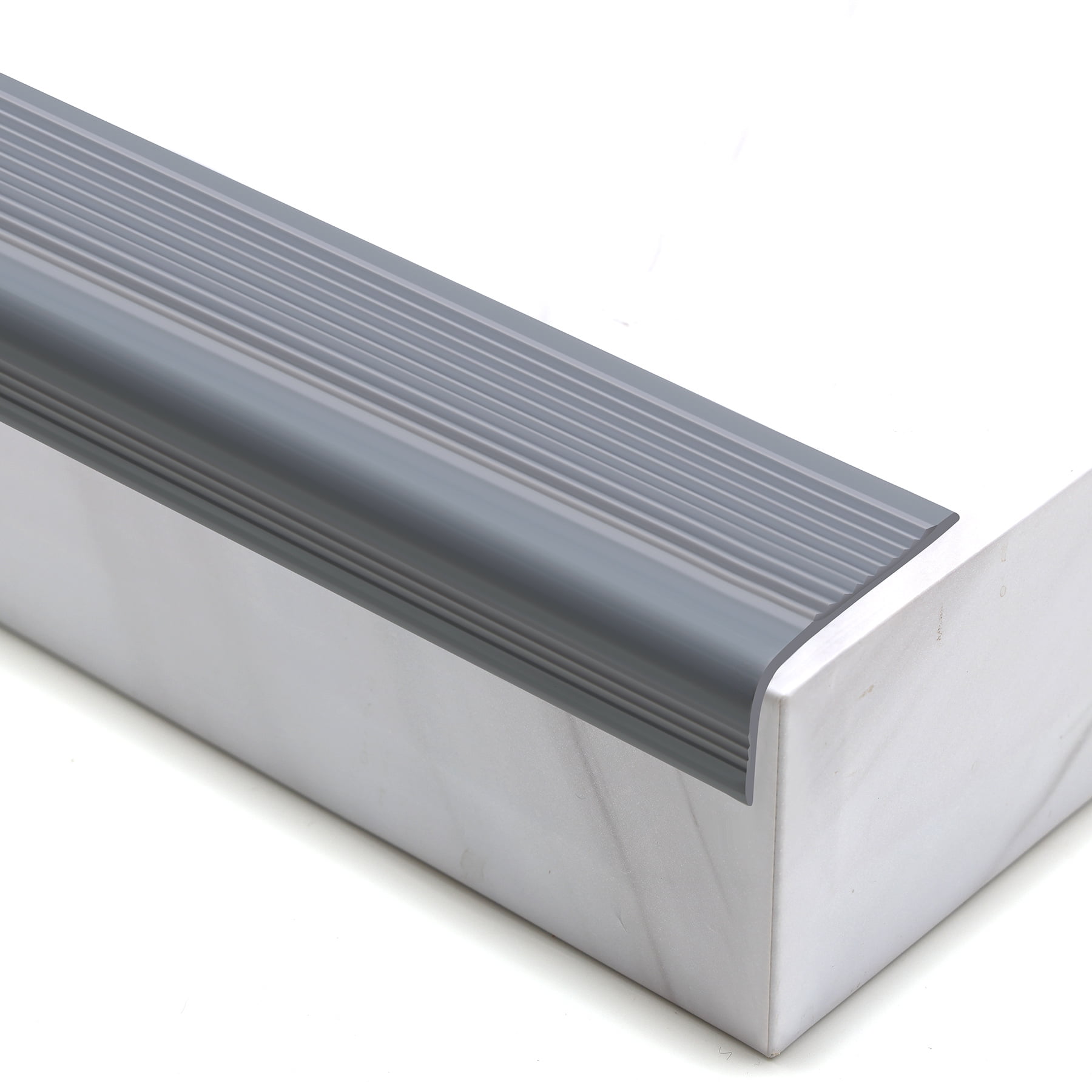 Vinyl Anti-Slip Stair Nosing, Self Adhesive Non-Slip Staircase Step ...