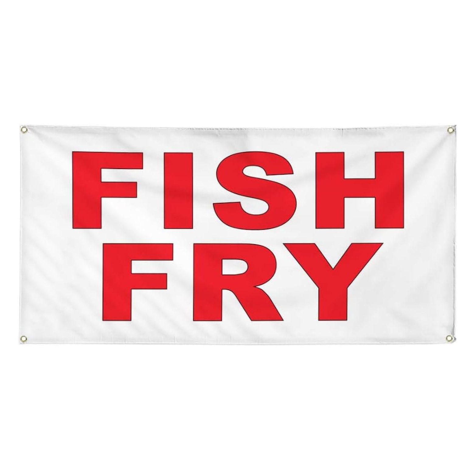 Vinyl Banner Multiple Sizes Fish Fry Red Food Bar Restaurant Truck ...