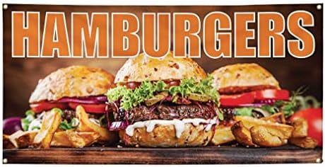 Vinyl Banner Multiple Sizes Hamburgers Outdoor Advertising Printing B ...