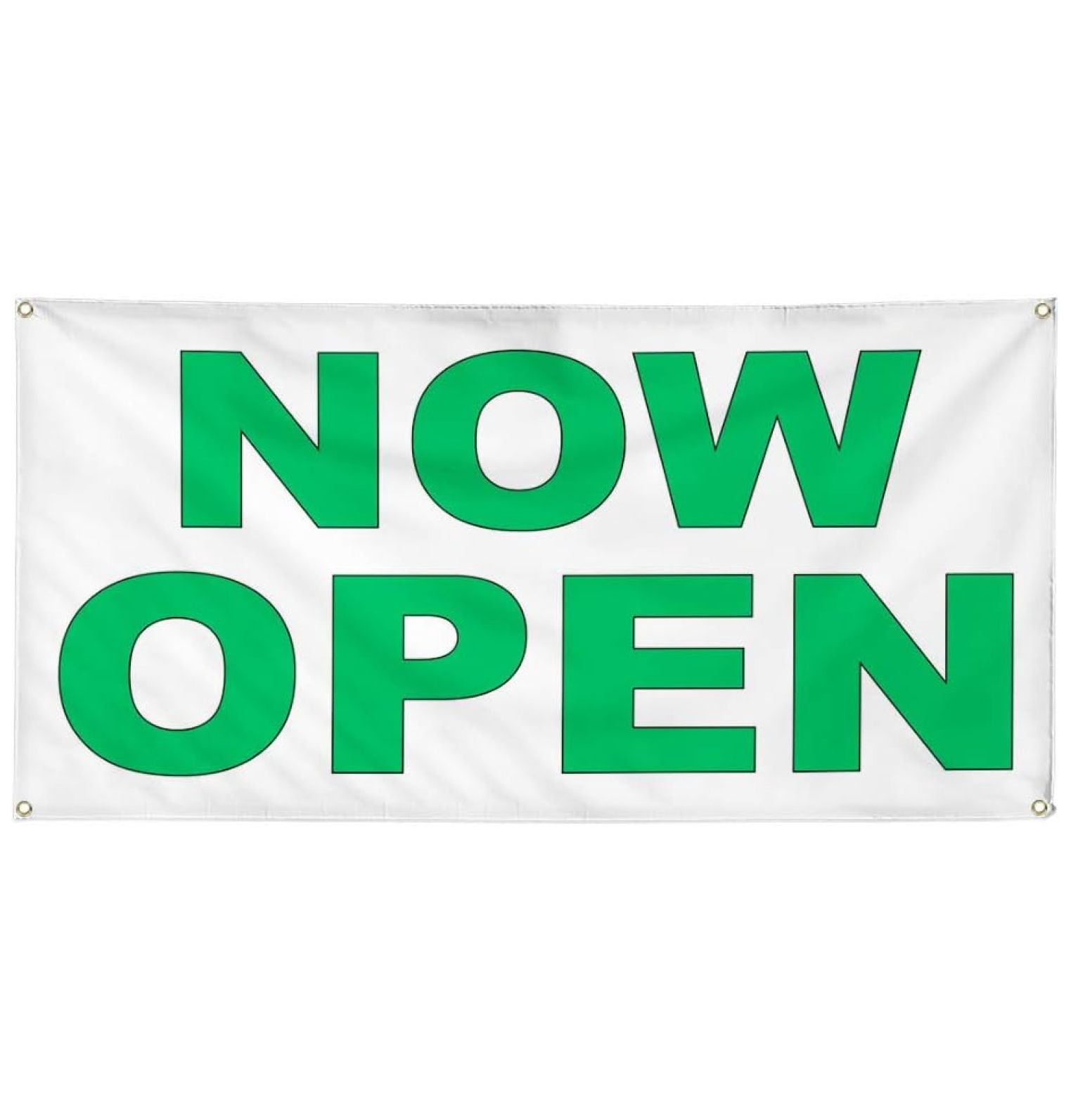 Vinyl Banner Multiple Sizes Now Open Green B Business Outdoor ...