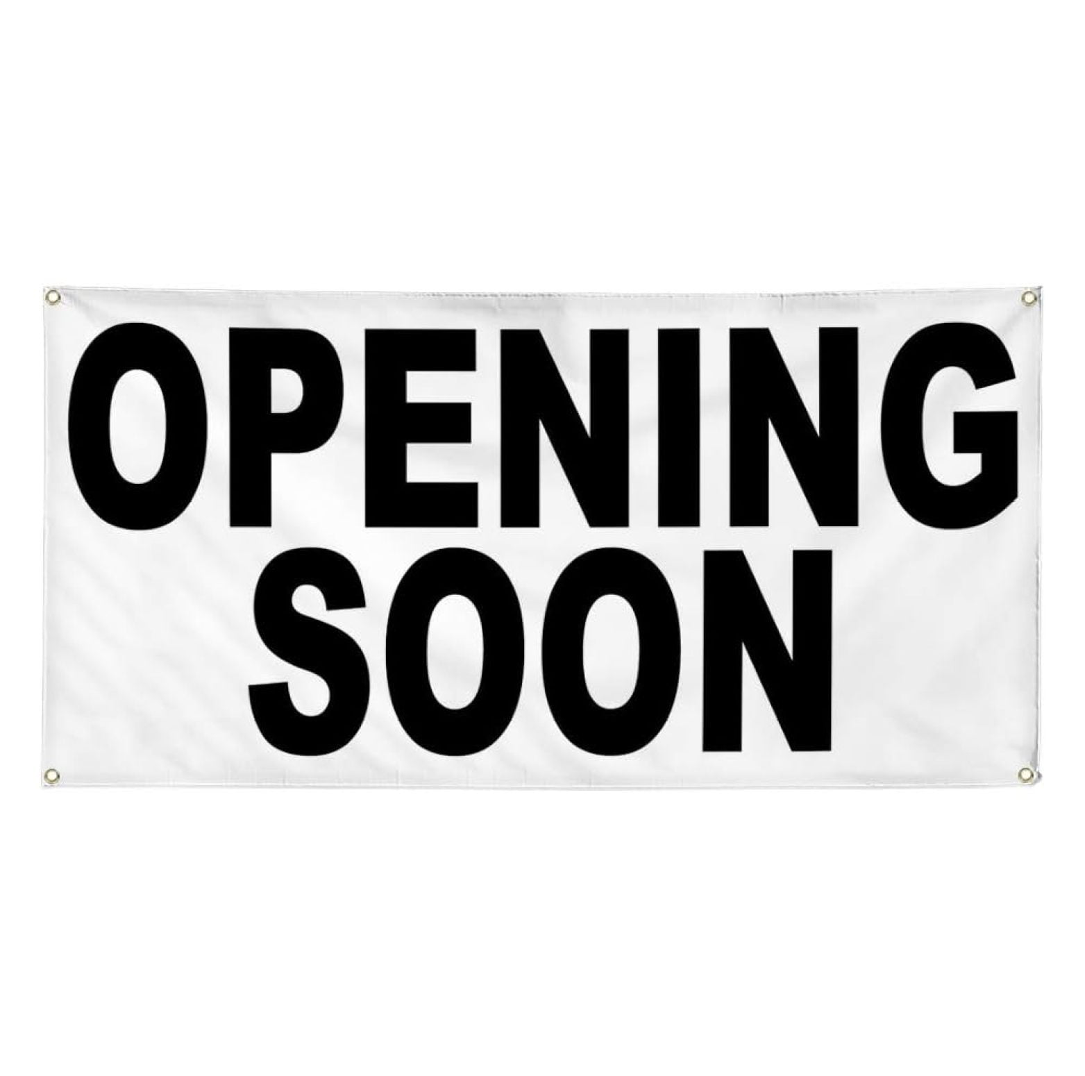 Vinyl Banner Multiple Sizes Opening Soon Black Business Outdoor ...
