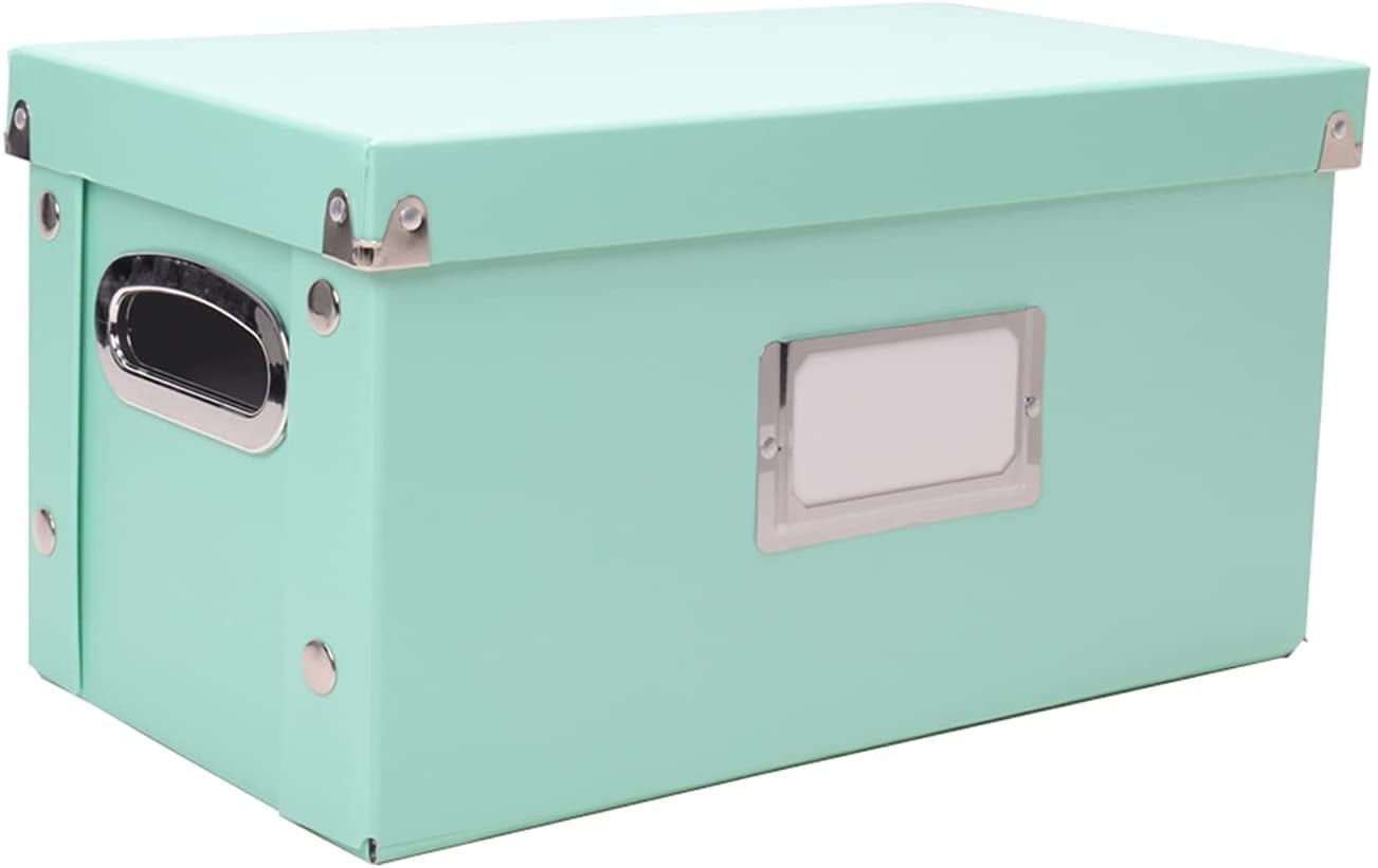Snap-N-Store Vinyl Box, 7"/45 RPM, Mint, Holds 75 Records, Leather-Like ...