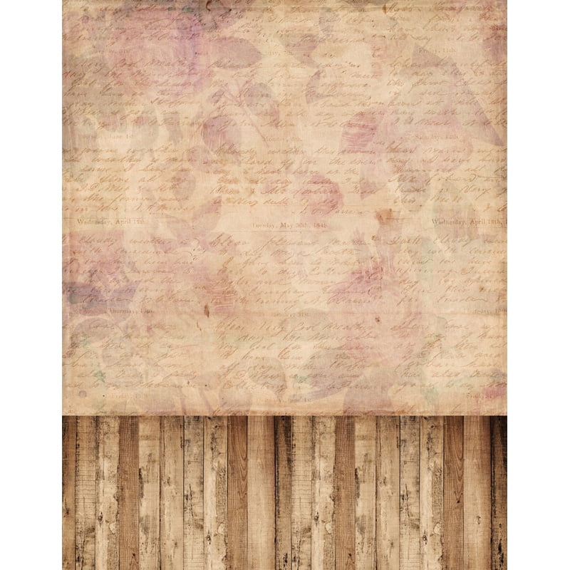 Vinyl Cloth Computer Printed Retro Wooden Floor Photography Backdrops ...