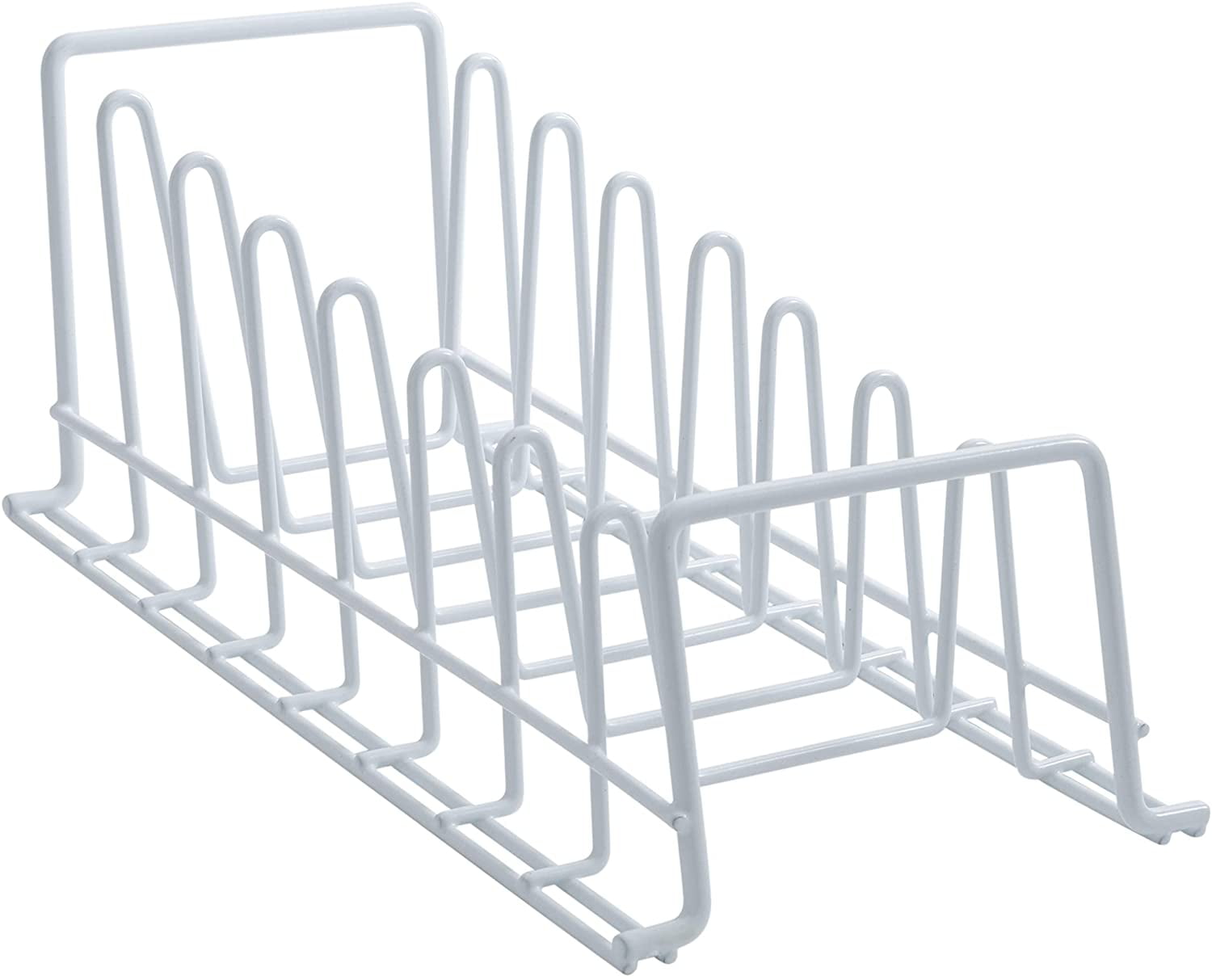 Vinyl Coated Kitchen Wire Lid Plate Rack, 8 dividers, Great for Storing ...