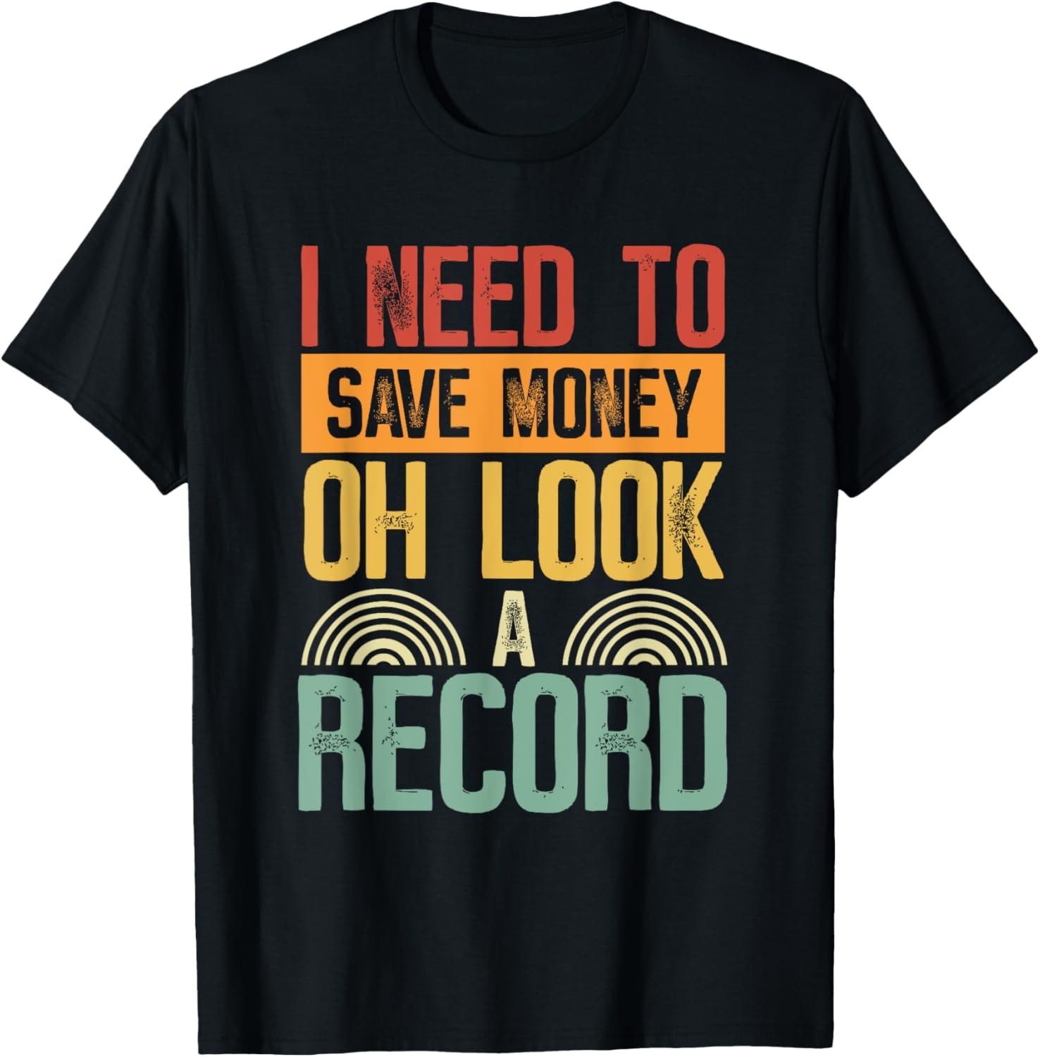 Vinyl Collecting Vintage Record Collector Vinyl Records T-Shirt ...