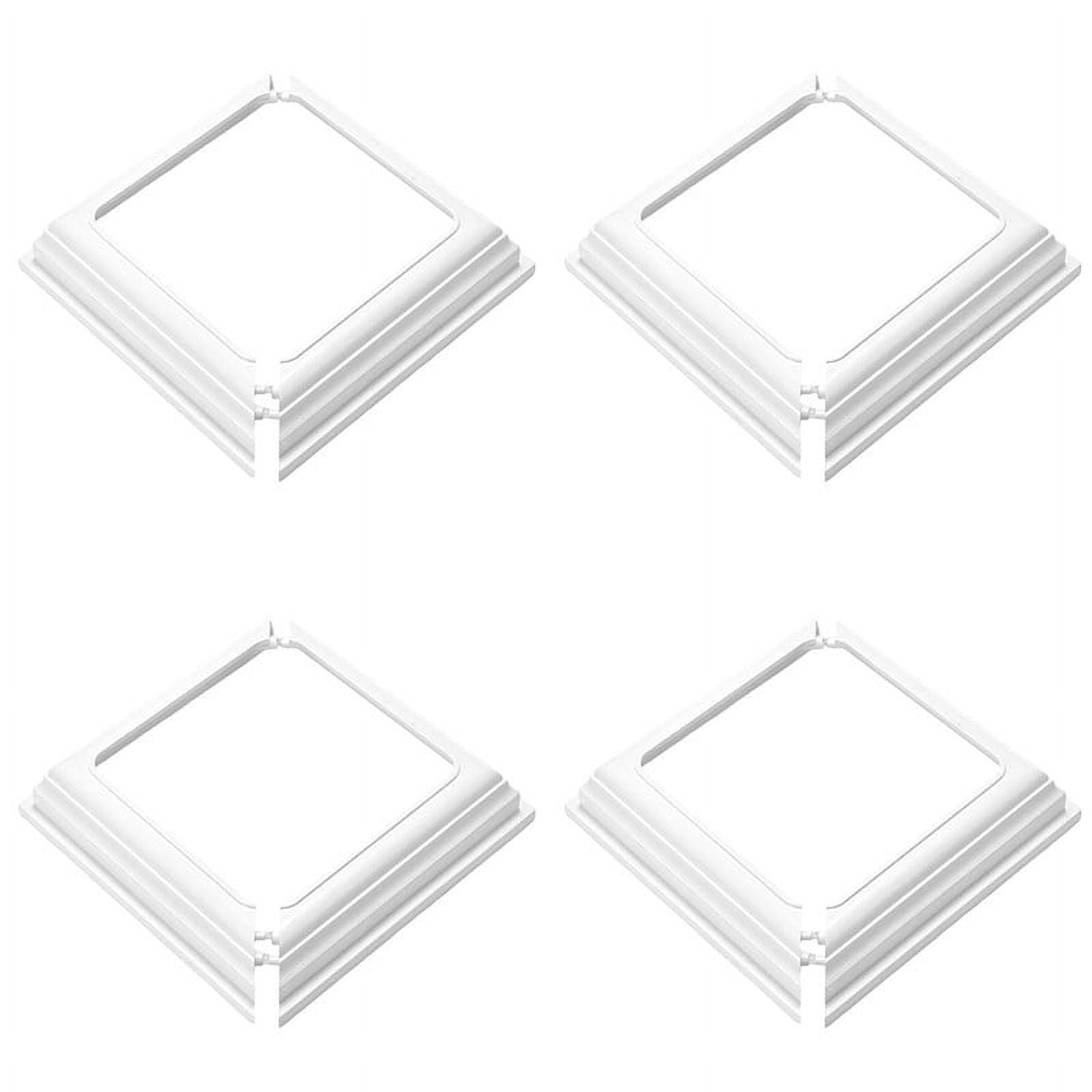 Vinyl Column Skirt Column Base Cap Column Wrap for Porch Column Base ...