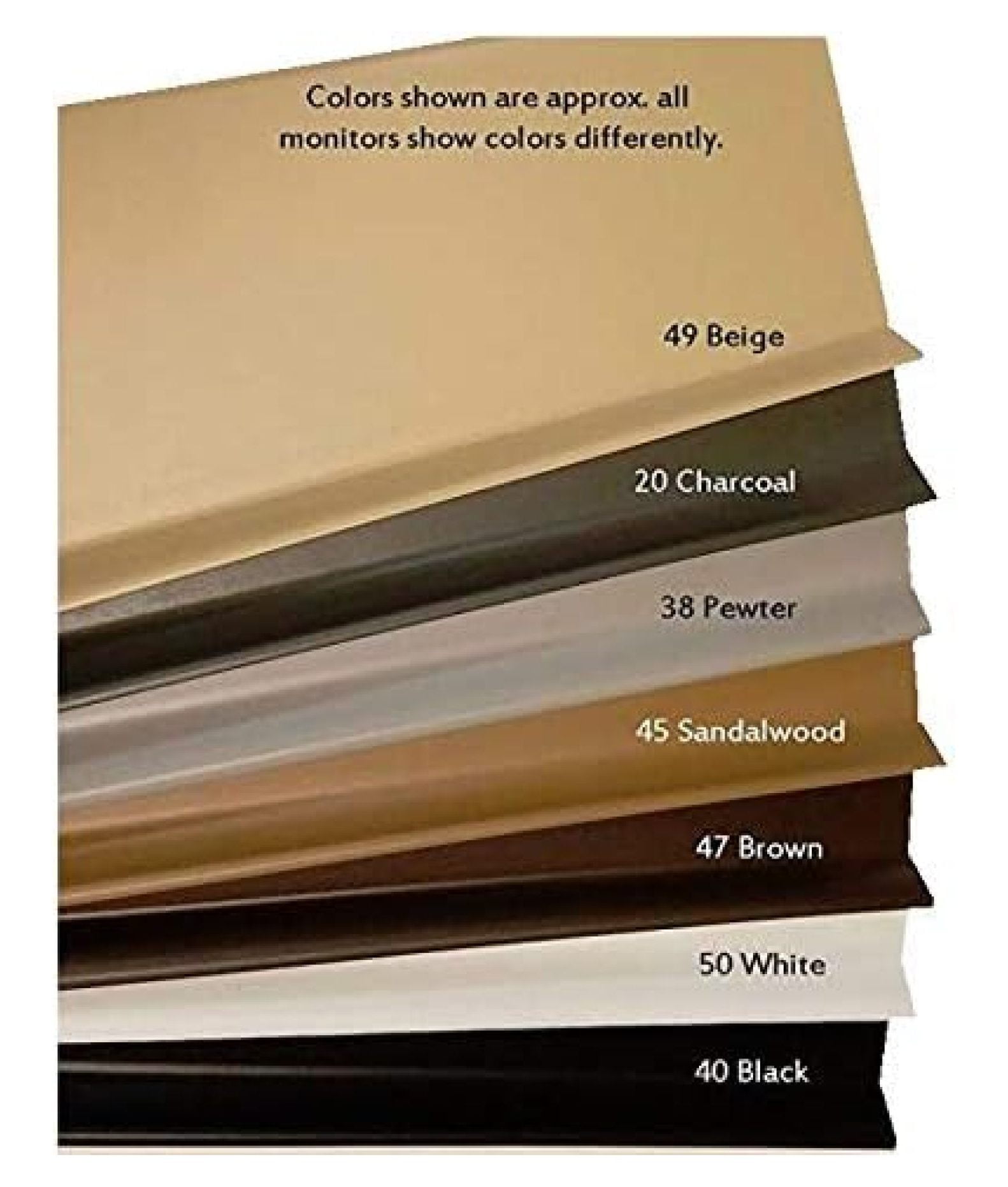 Vinyl Covebase with Toe 4" high x .080 Gauge - 7 Colors Available - 40 ...